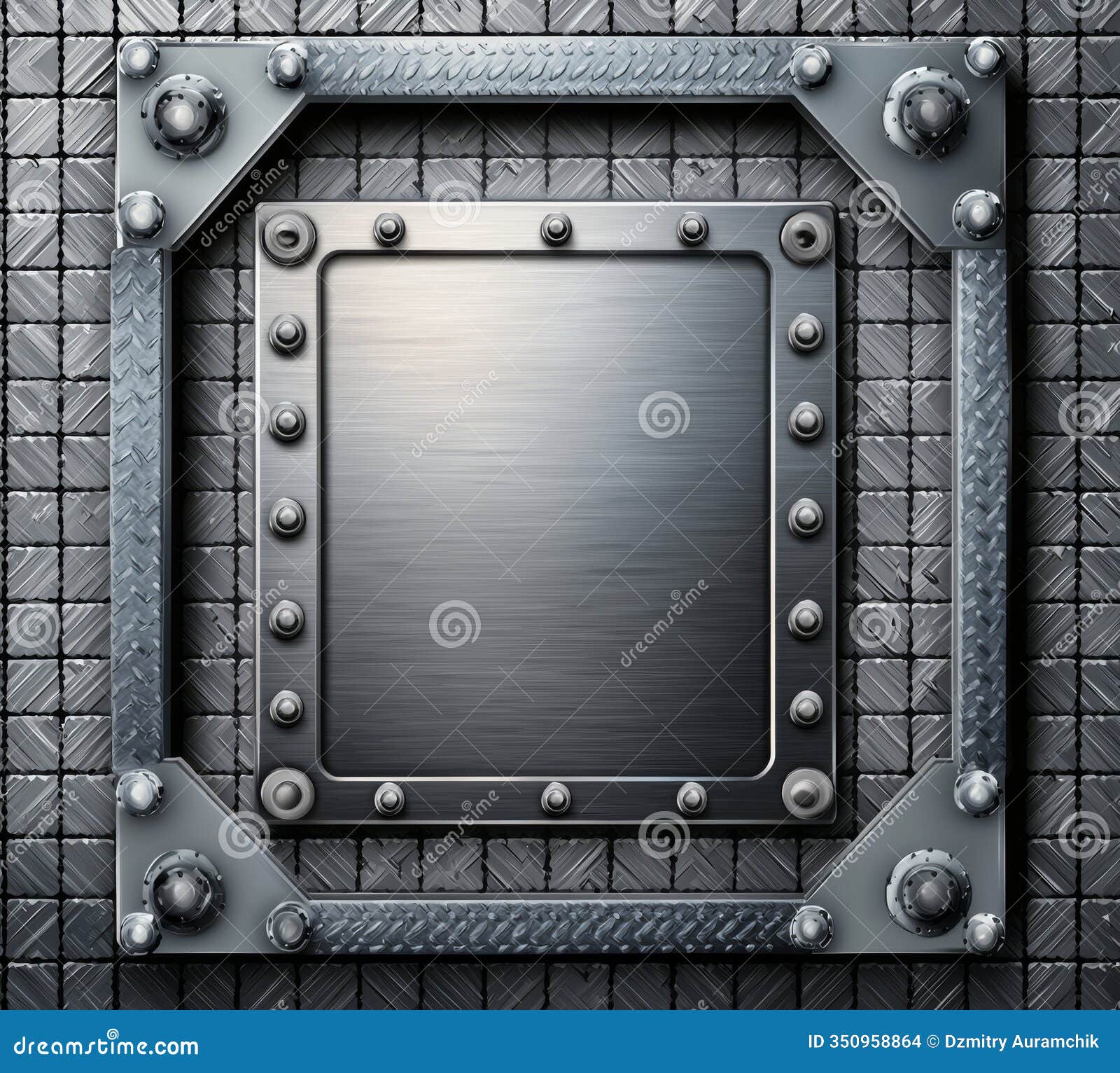 With an Interesting Pattern of Holes and a Lustrous Metallic Background ...