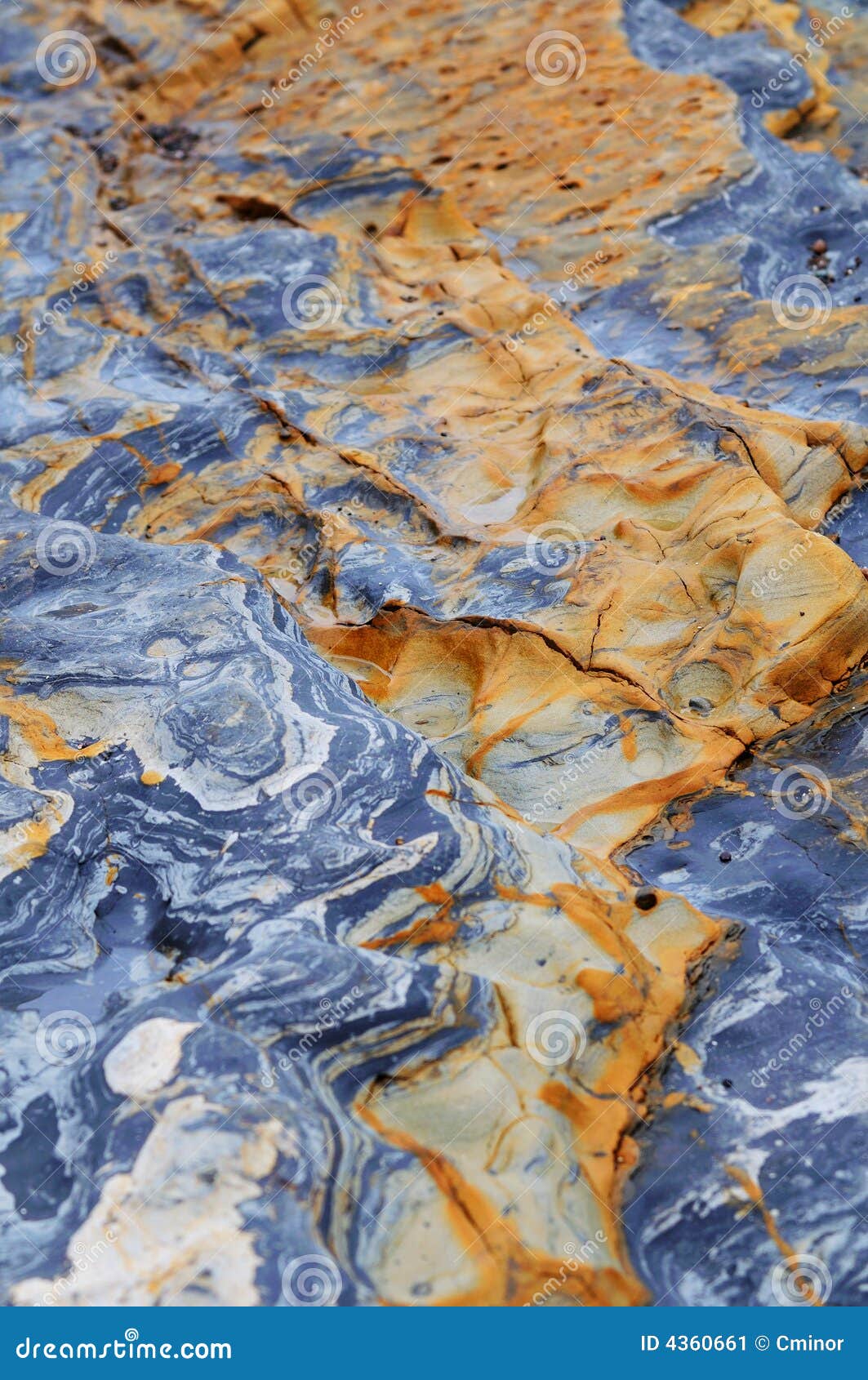 Interesting Patterns on Sea Rocks Stock Image - Image of muir, color ...