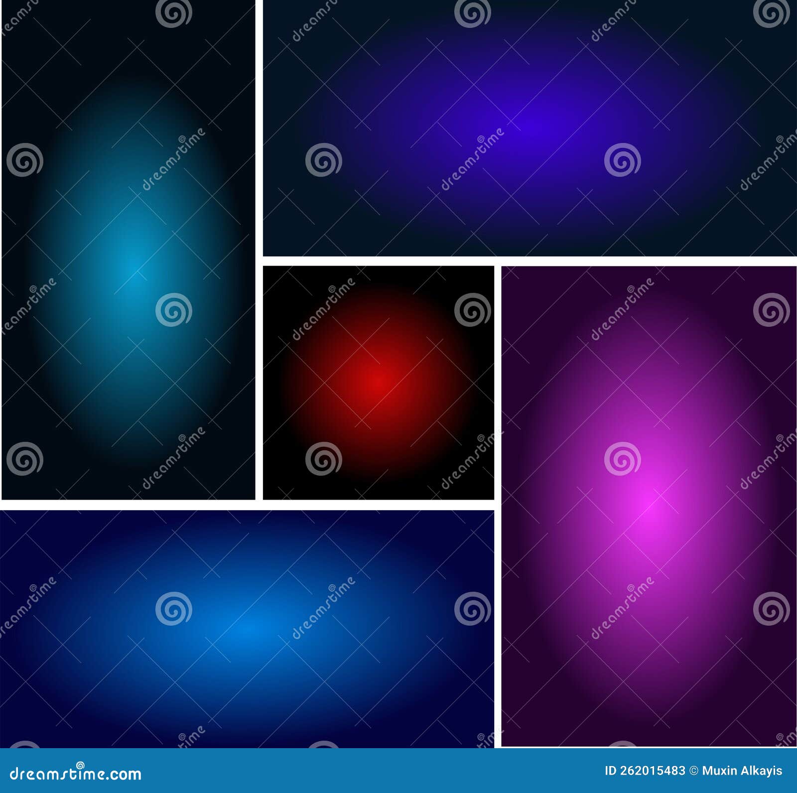 Interesting Photo Placement Template. Stock Illustration - Illustration ...