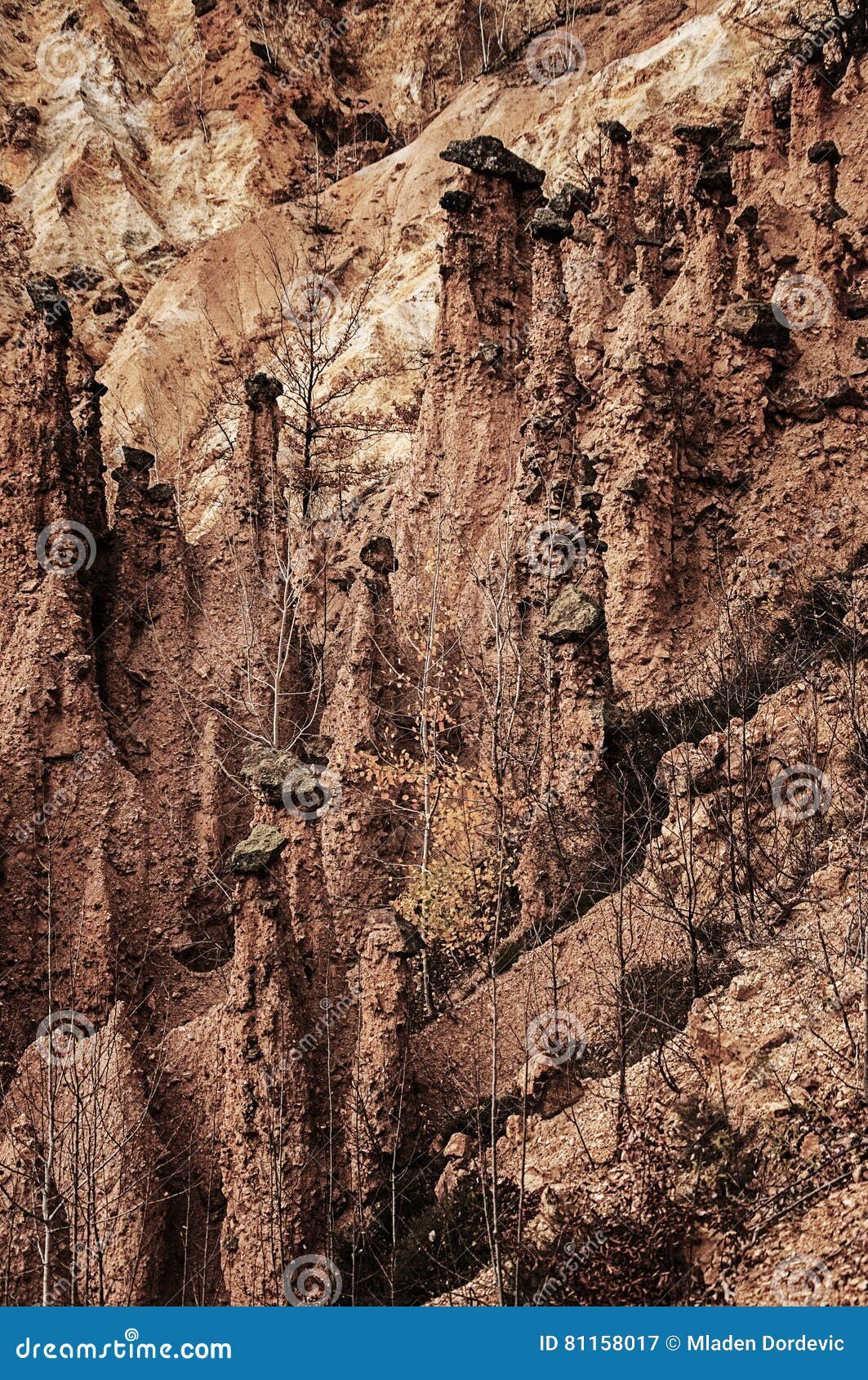 Interesting Rock Formation. Stone Towers Stock Image - Image of ...