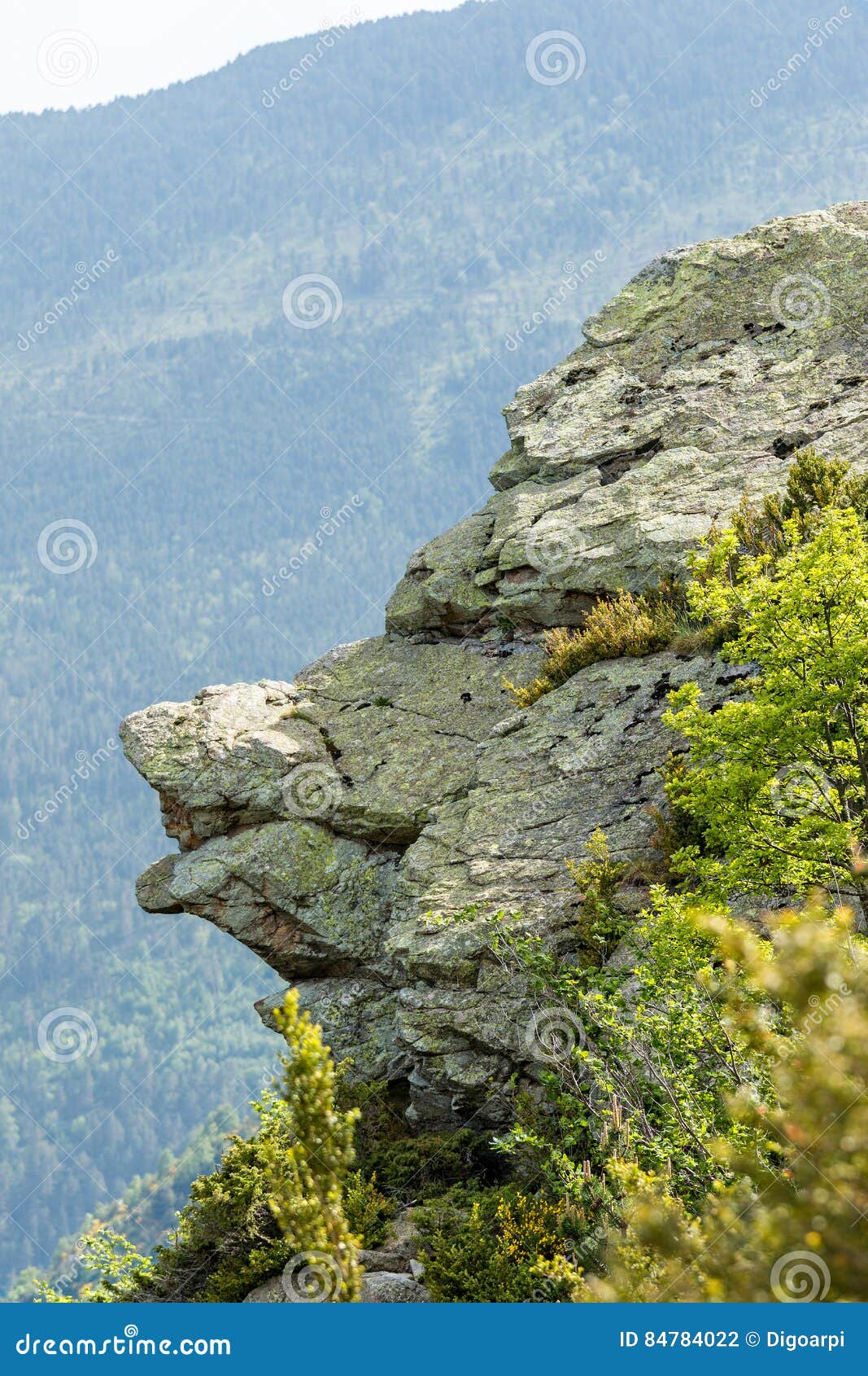 Interesting Rock Formations in the Pyrenees Stock Photo - Image of ...