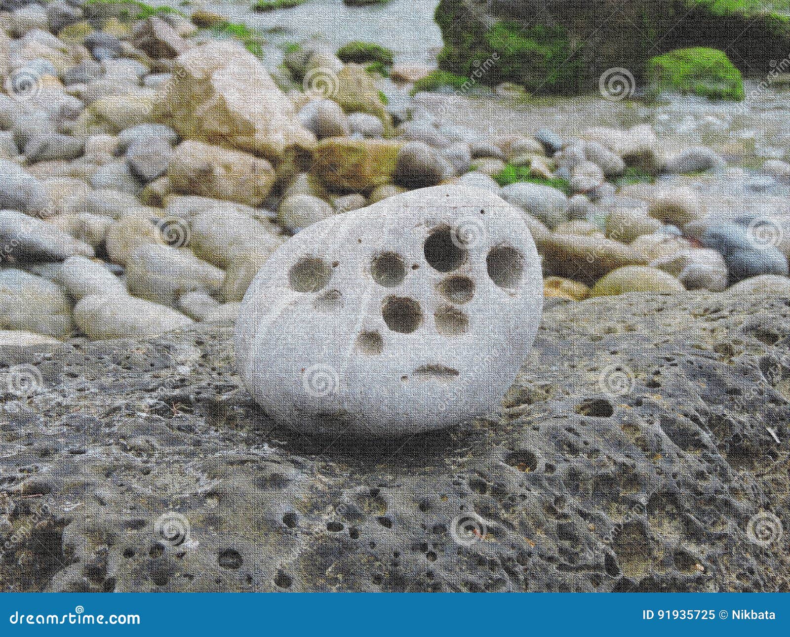 Interesting Sea Stones As Background Stock Image - Image of flow ...