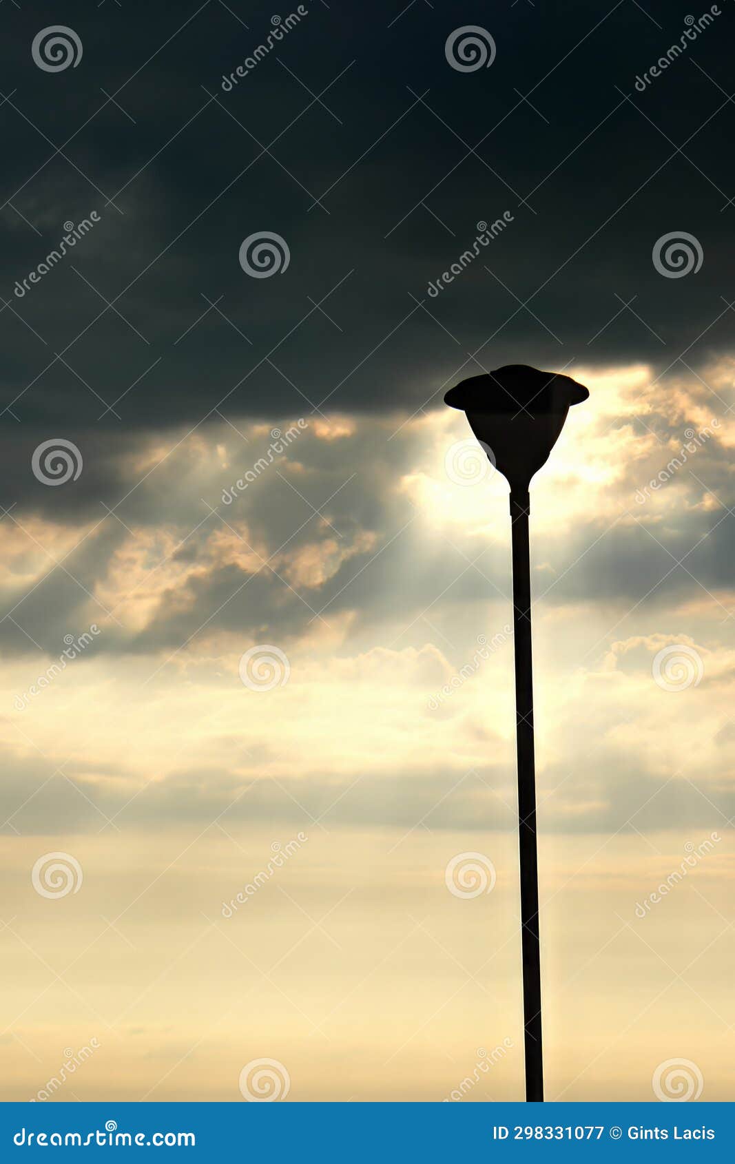 Interesting Shot. the Shadow of the Lantern and the Reflection of the ...