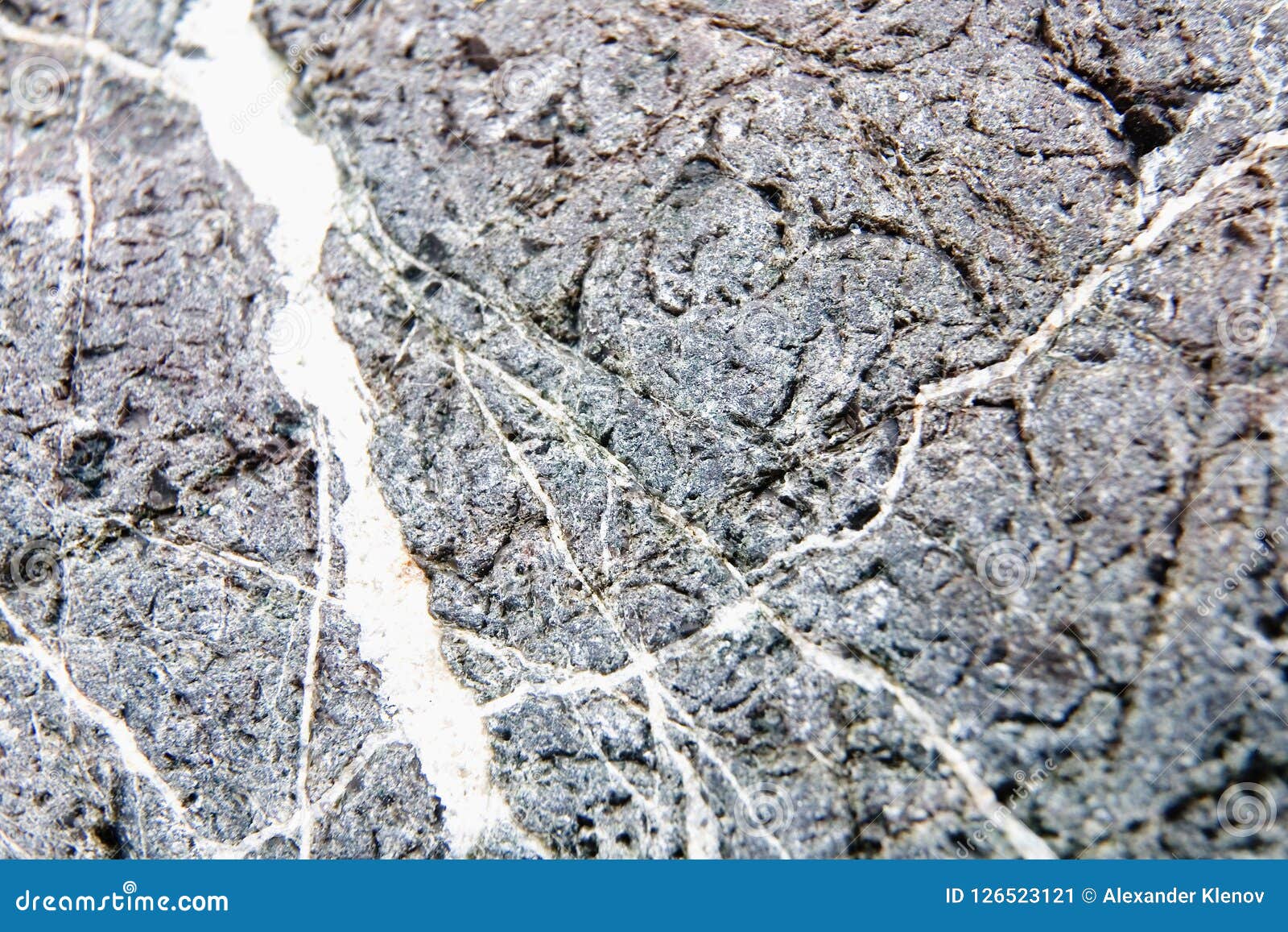 An Interesting Structure of the Stone is Photographed Close-up. Stock ...