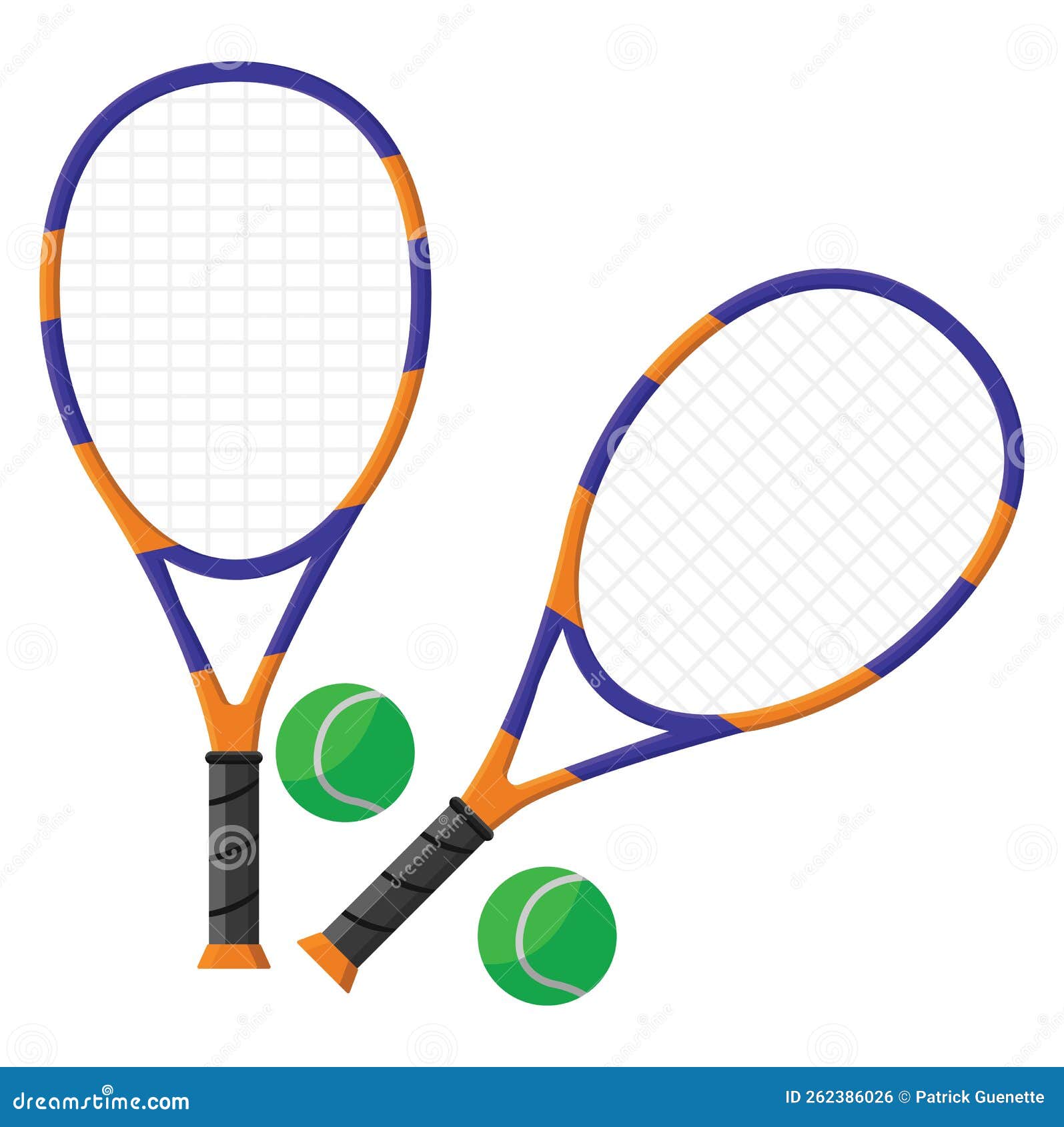 Interesting Tennis Rackets, Icon Stock Vector - Illustration of court ...