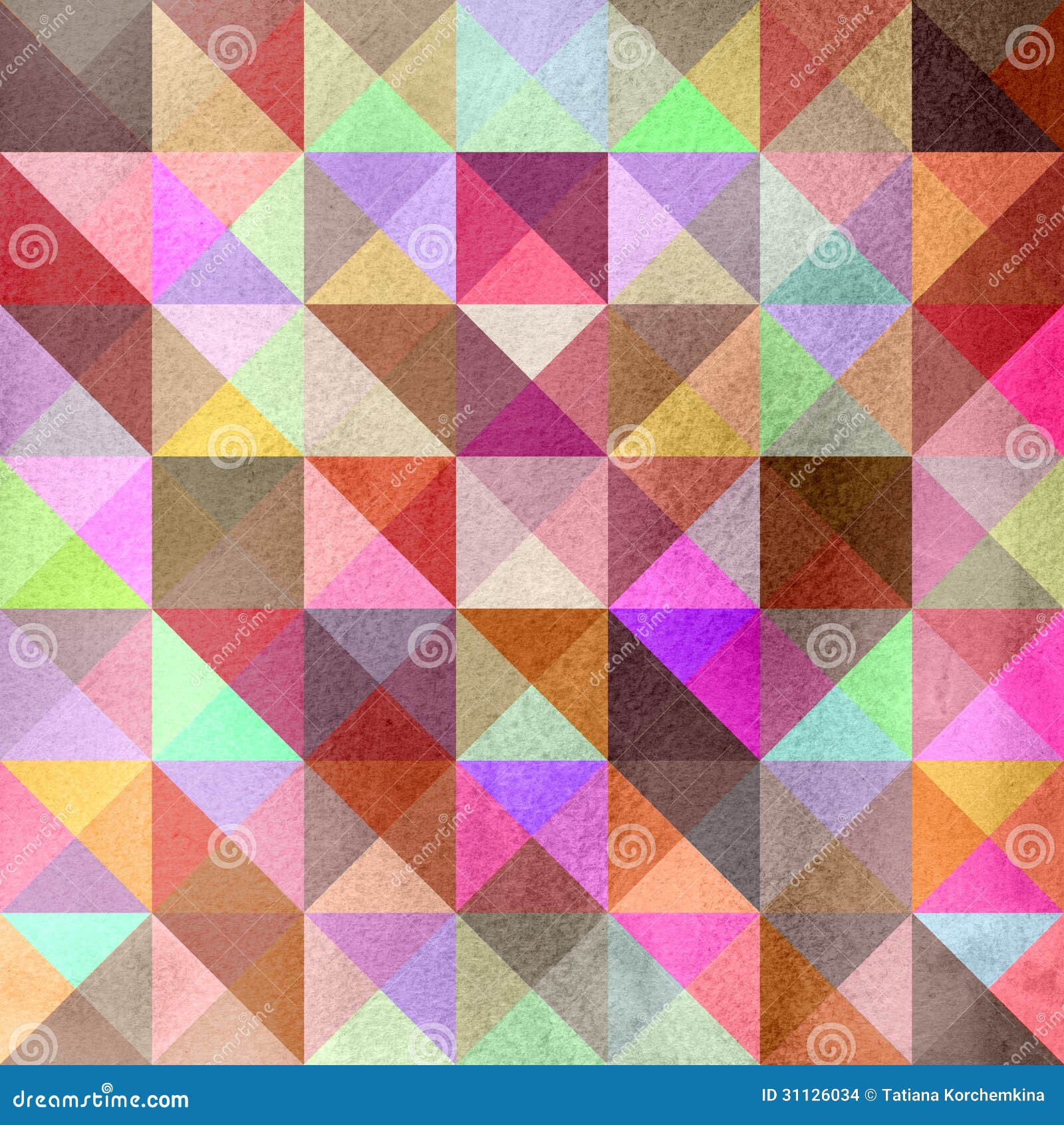 Interesting Texture of Colored Triangles Stock Illustration ...