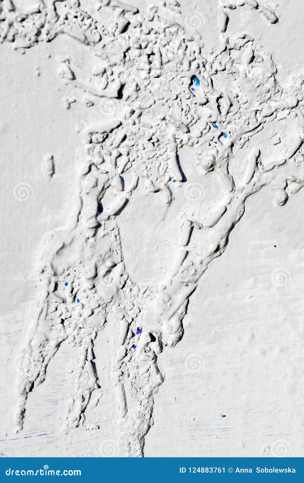 An Interesting Texture on the Gypsum Wall Stock Image - Image of rough ...