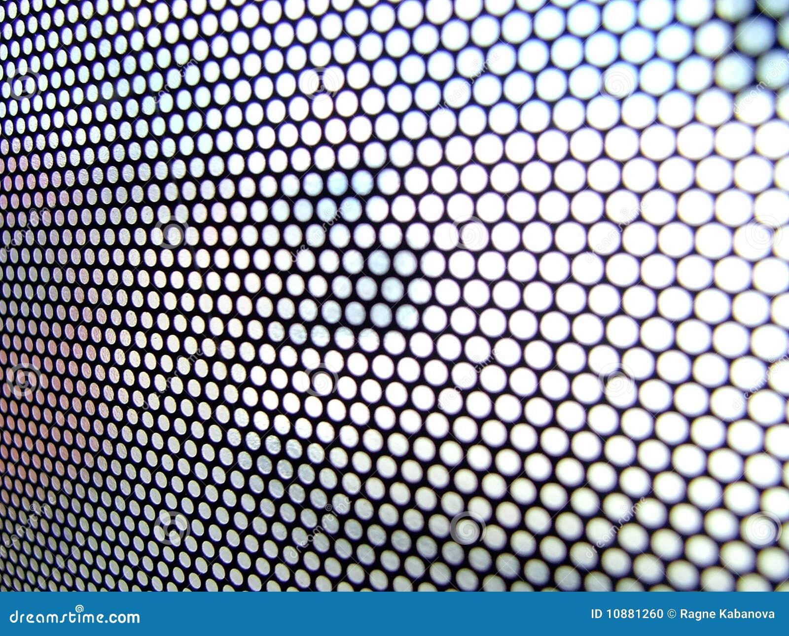 Interesting Thin Metallic Perforated Surface Stock Photography ...