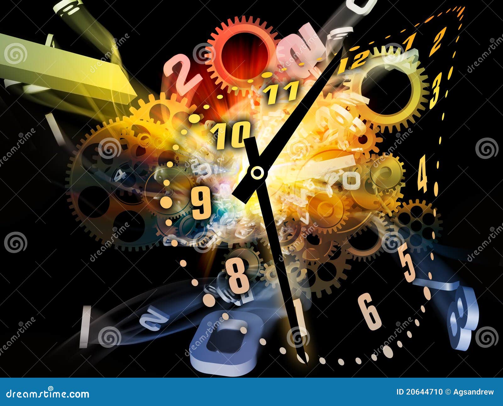 Interesting Times stock illustration. Illustration of second - 20644710