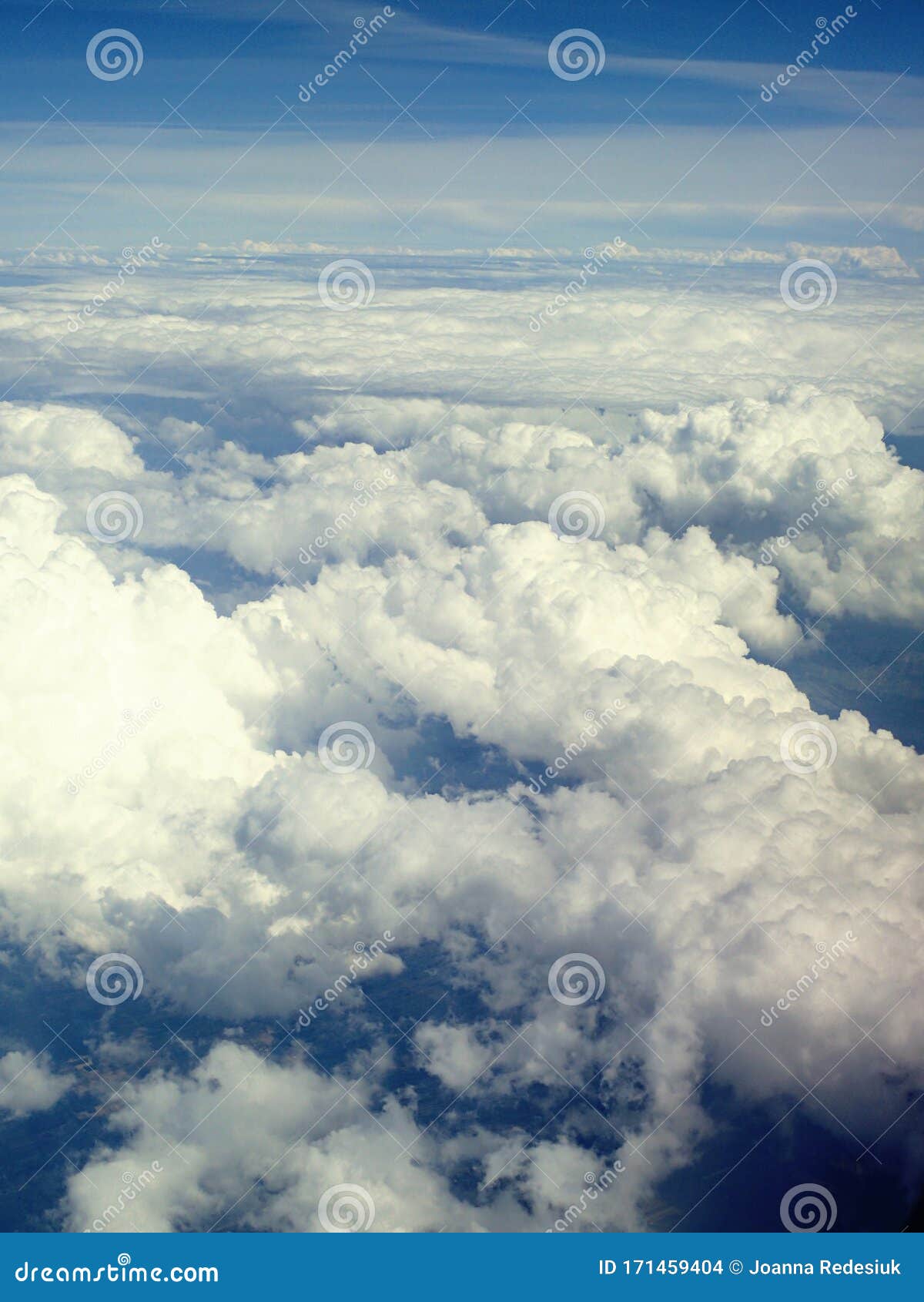 Interesting Views from the Airplane Window on a Warm Summer Day Stock ...