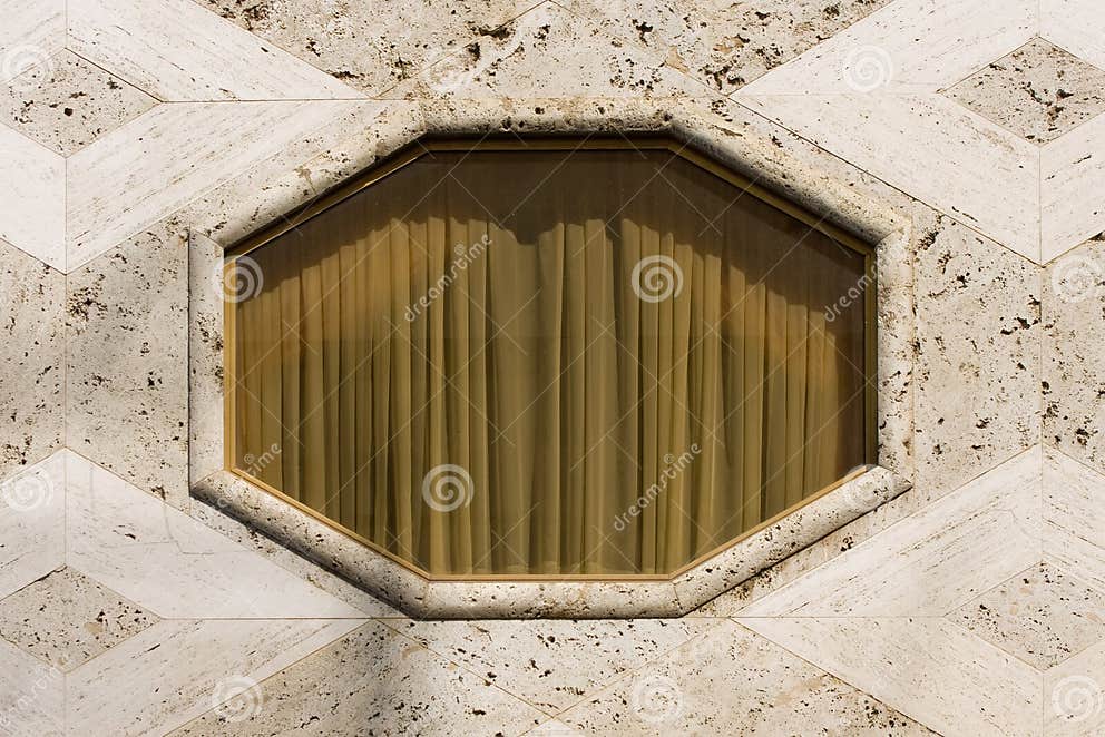 Interesting window stock image. Image of blind, stone - 6064199