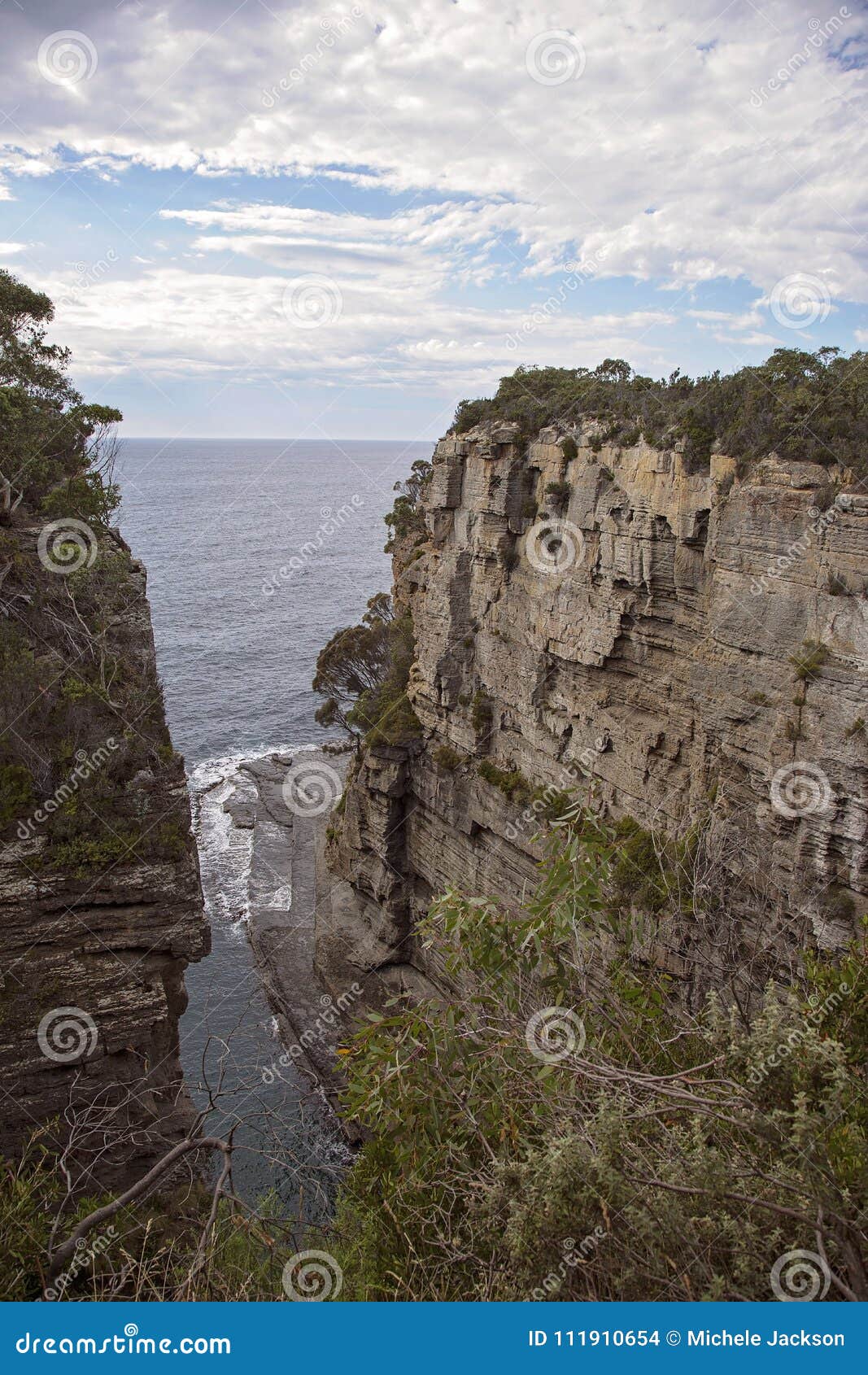 Rock Formation on a Coastline Stock Photo - Image of biological ...