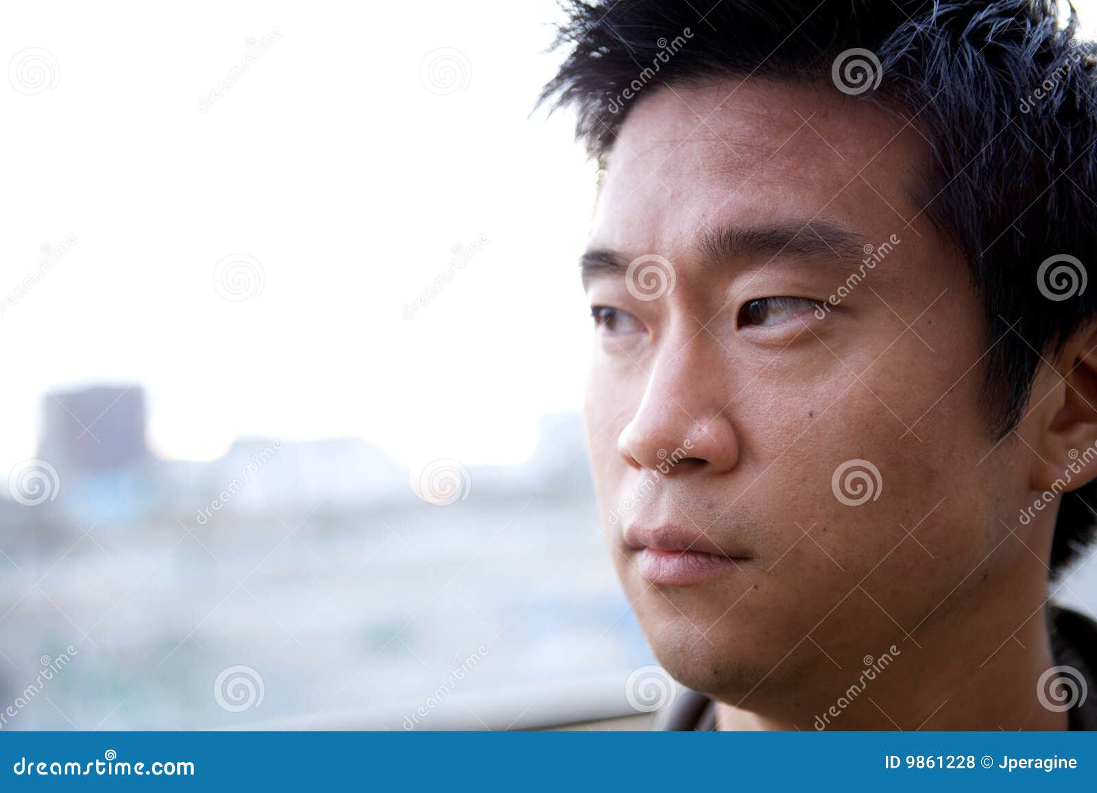 Interestng Asian Man stock photo. Image of looking, beauty - 9861228