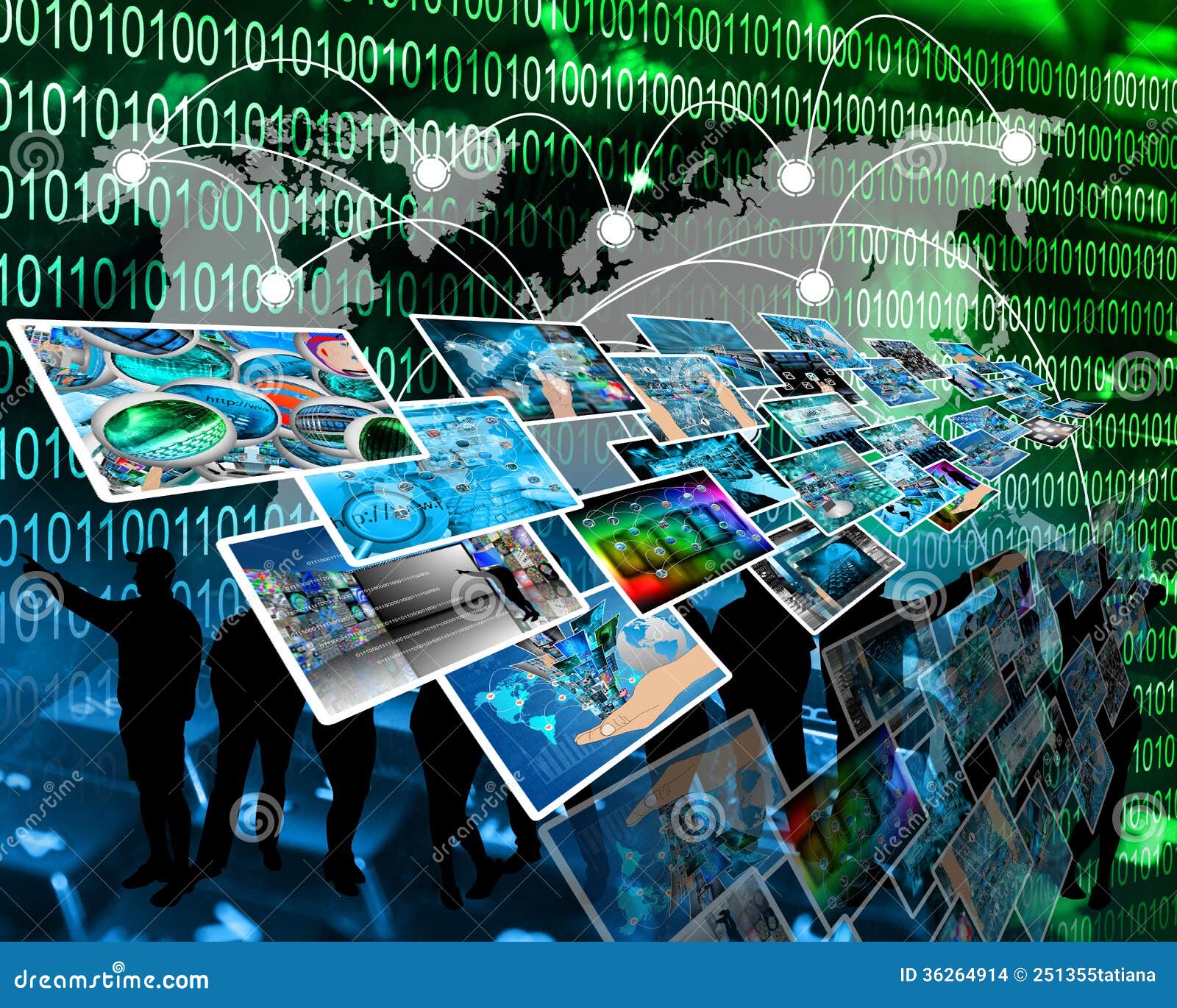 Interface stock illustration. Illustration of binary - 36264914