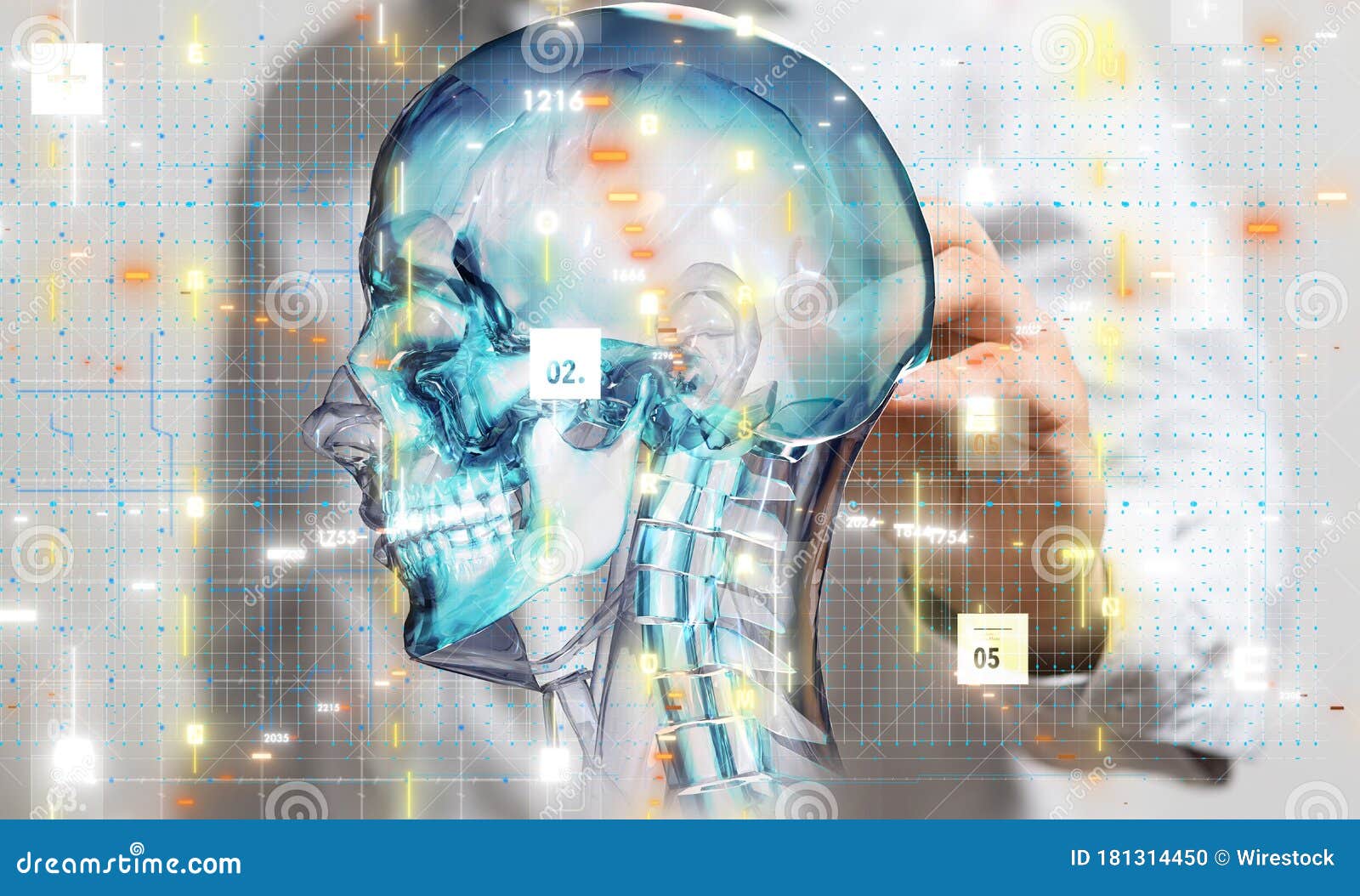 A Interface As Medical Network Concept Stock Photo - Image of ...