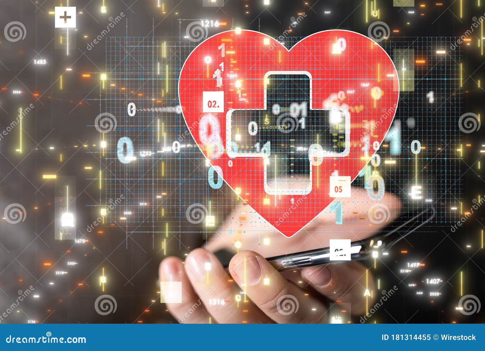 A Interface As Medical Network Concept Stock Image - Image of interface ...