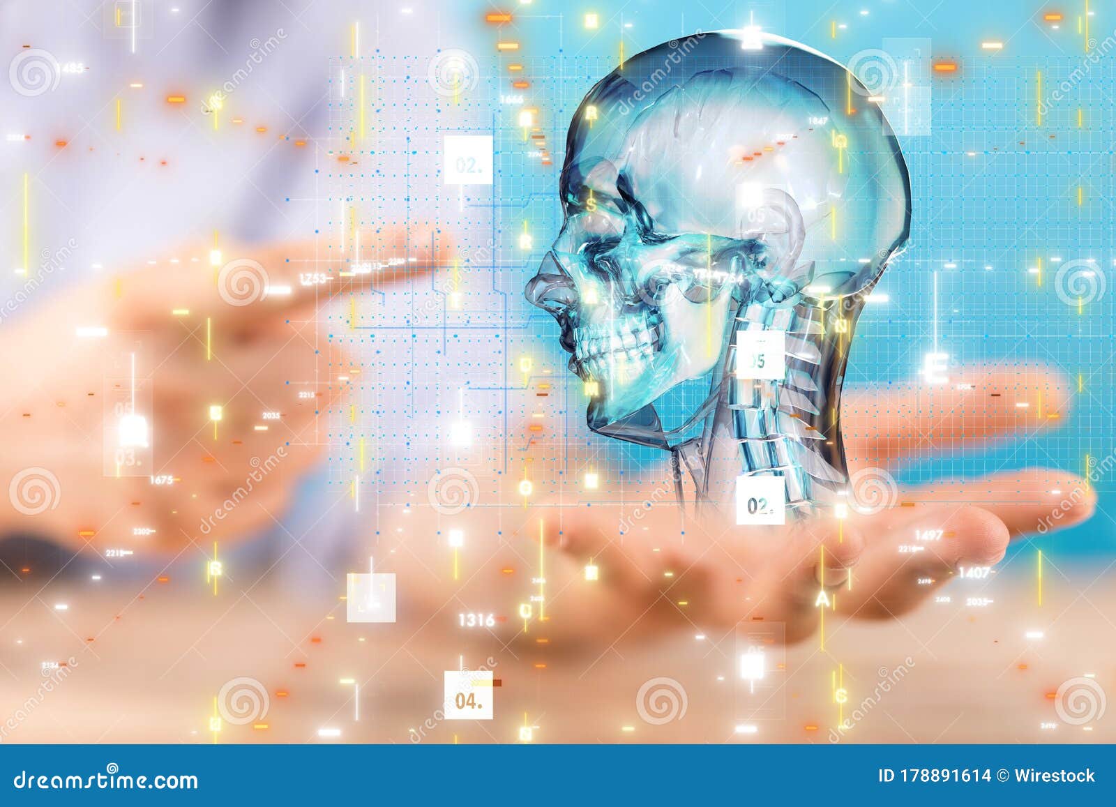 A Interface As Medical Network Concept Stock Illustration ...