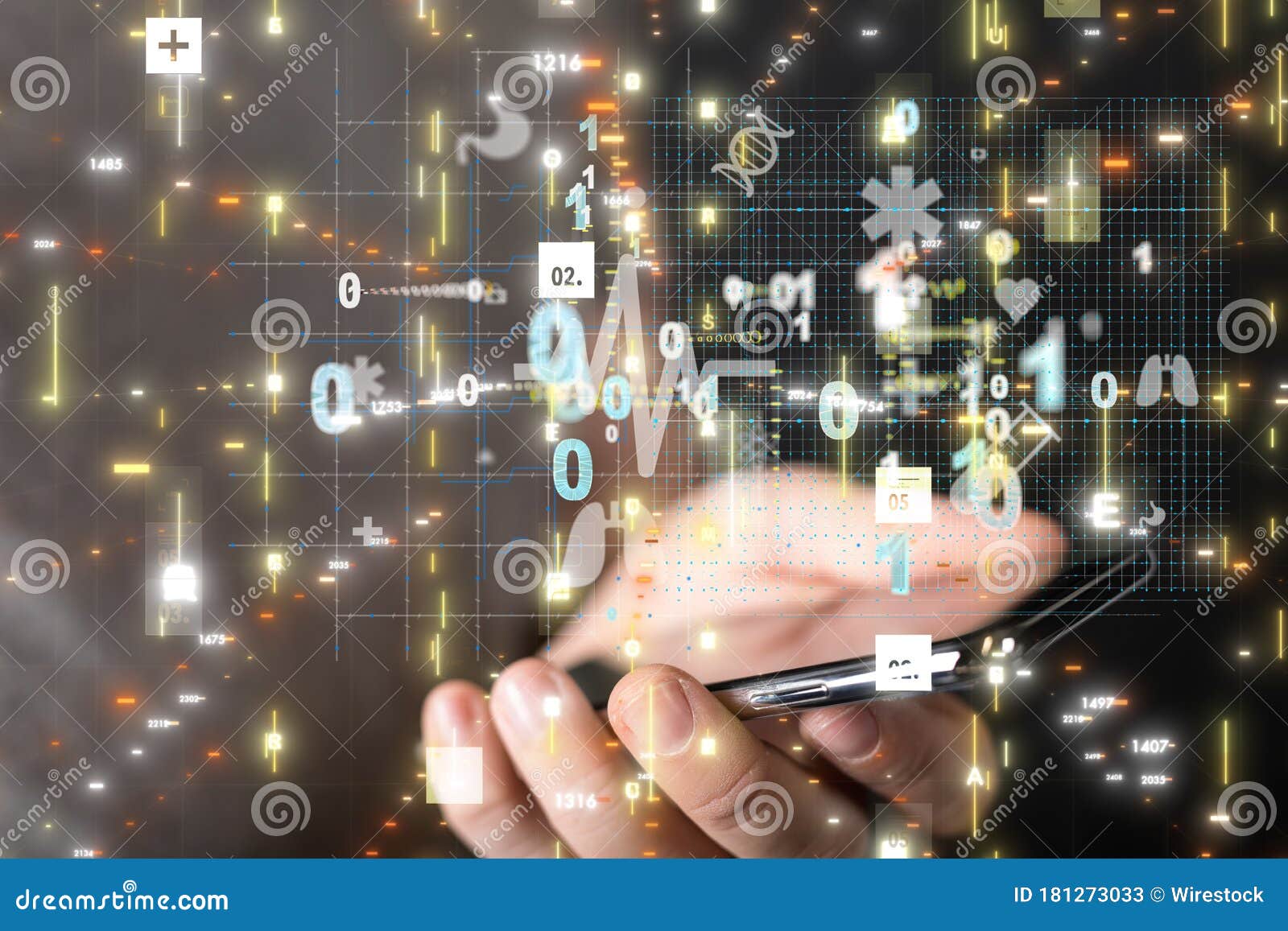 A Interface As Medical Network Concept Stock Image - Image of modern ...