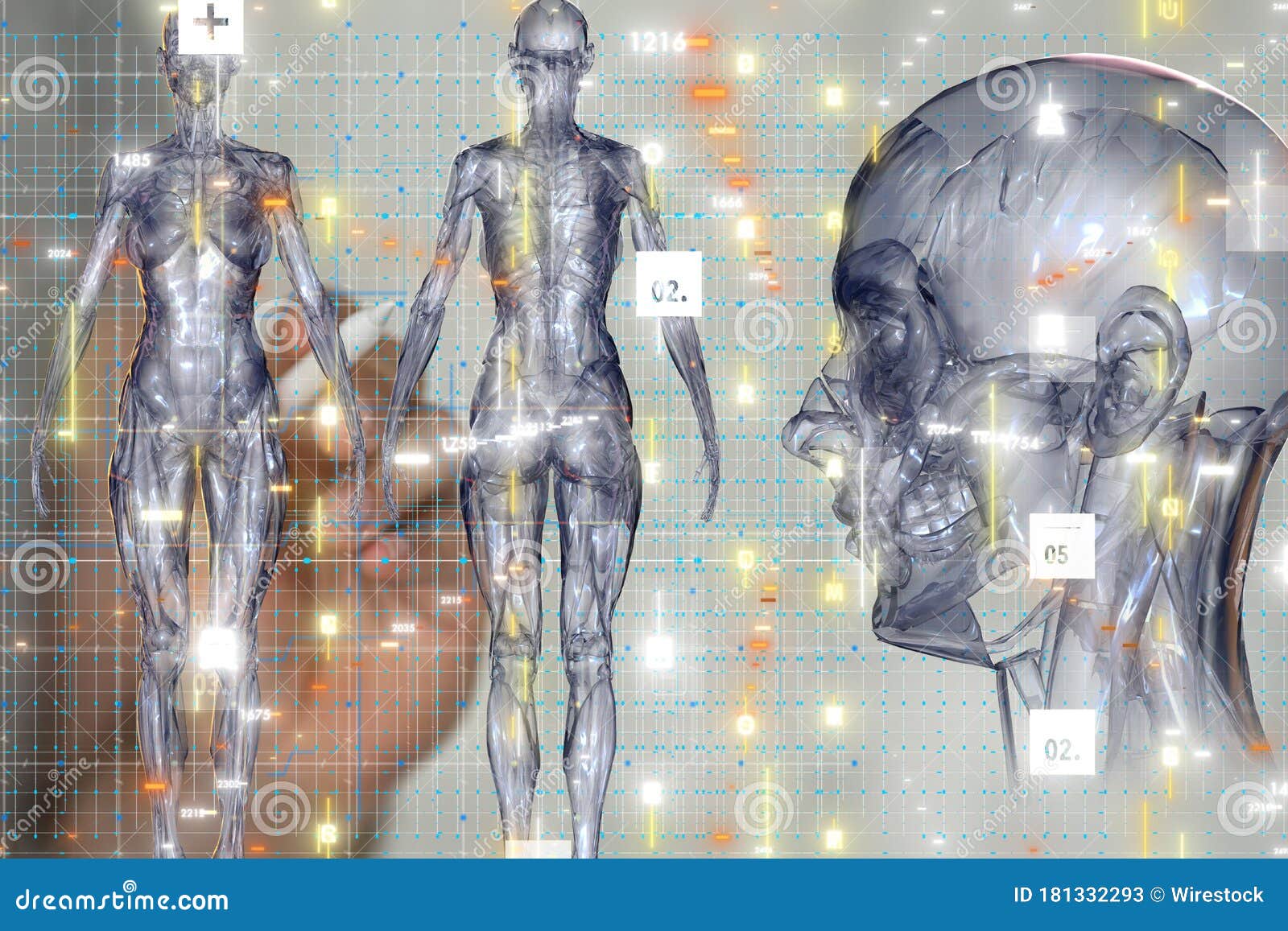 A Interface As Medical Network Concept Stock Image - Image of concept ...