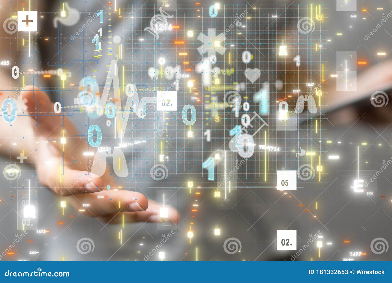 A Interface As Medical Network Concept Stock Image - Image of science ...