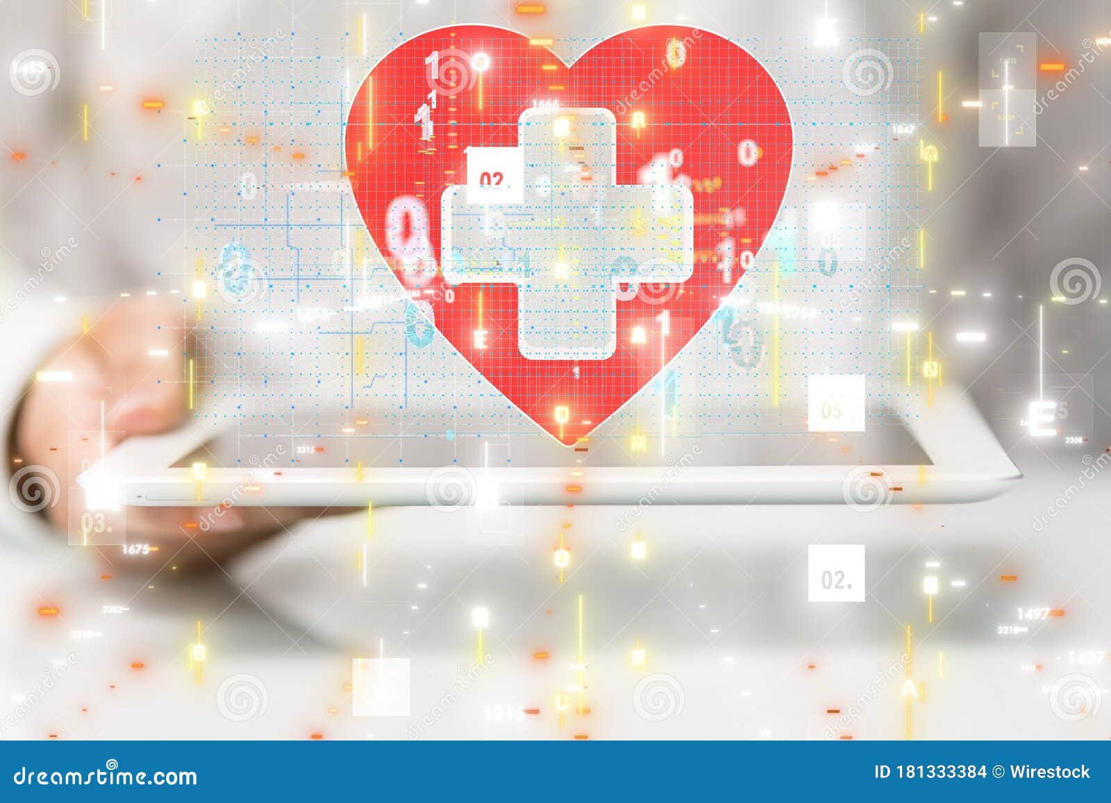 A Interface As Medical Network Concept Stock Photo - Image of digital ...