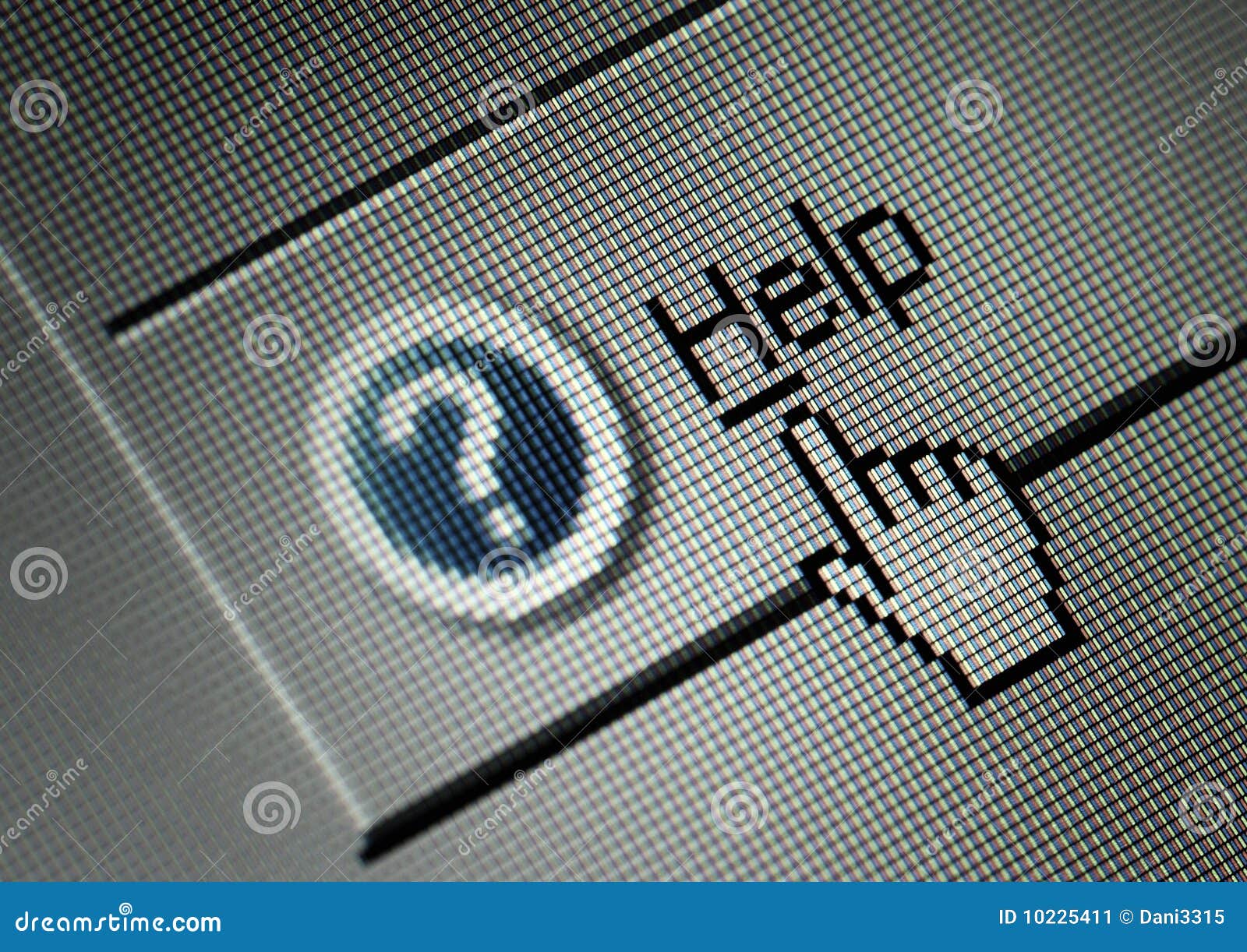 Interface Computer Help Button Stock Image - Image of navigation ...