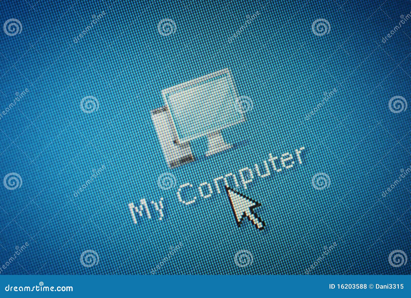 Mouse Cursor On LCD RGB Matrix Royalty-Free Stock Photo | CartoonDealer ...