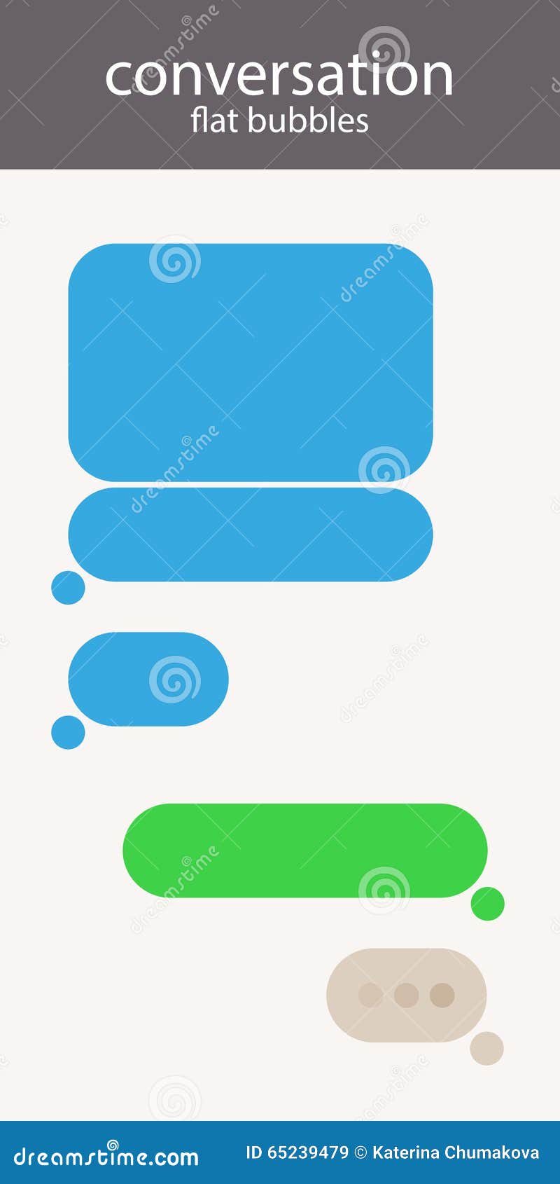 Interface design elements. stock vector. Illustration of flat - 65239479