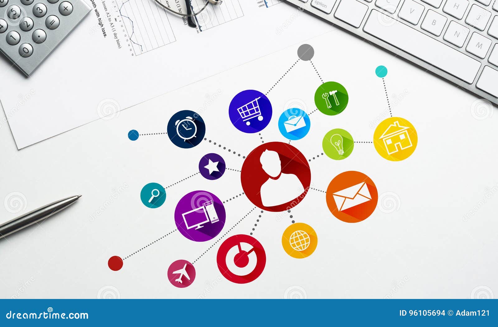 Interface Design for Mobile and Web Application Stock Photo - Image of ...