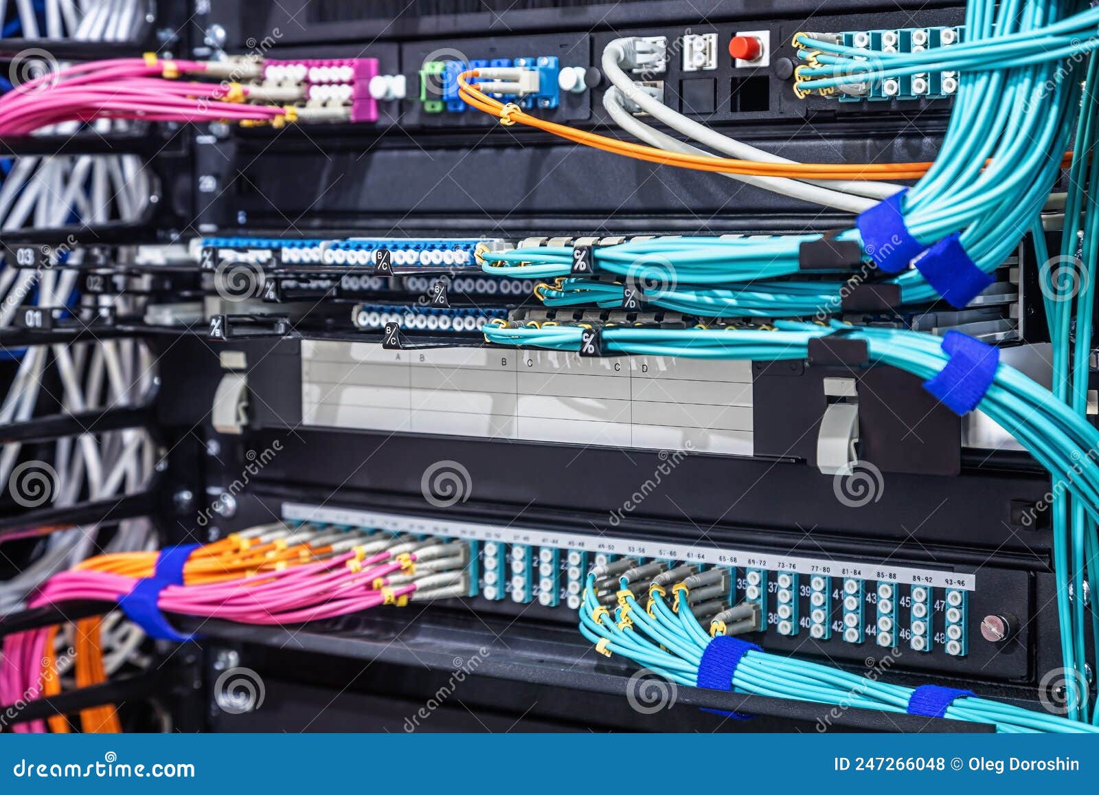 Interface of the Fiber-optic Connector. Fiber-optic Channel Switch ...