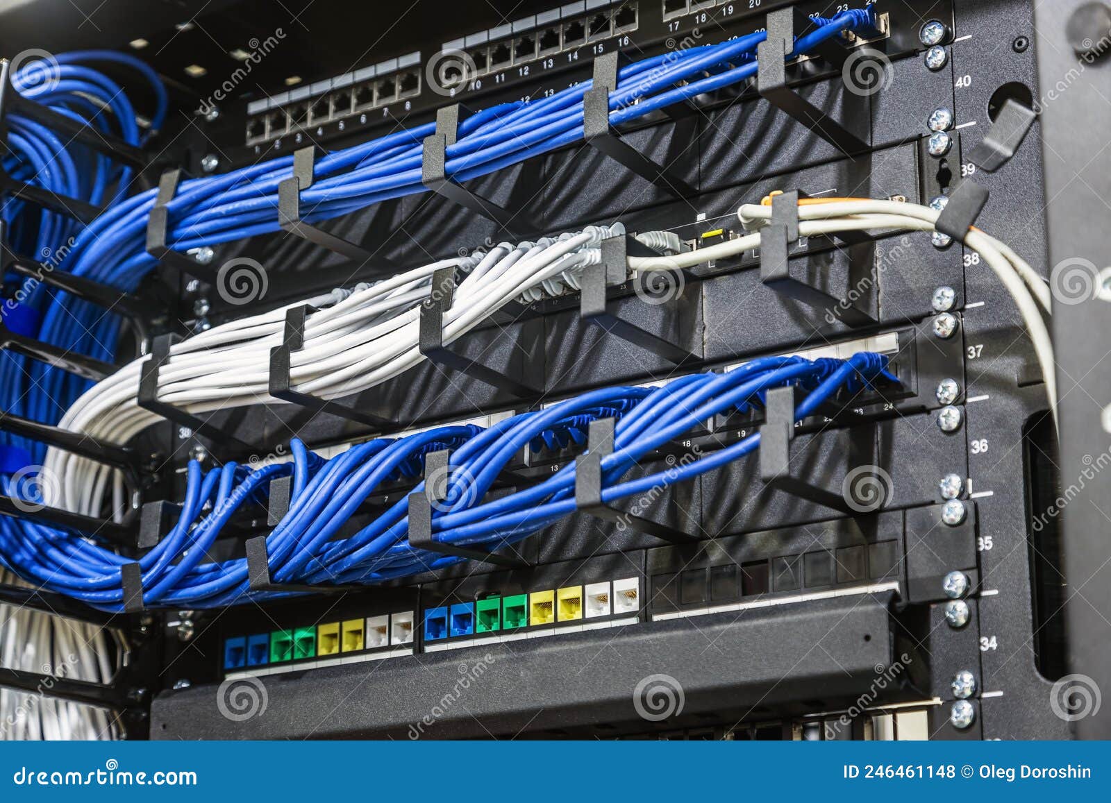 Large Data Center the Incoming and Outgoing Outputs of the Managed ...
