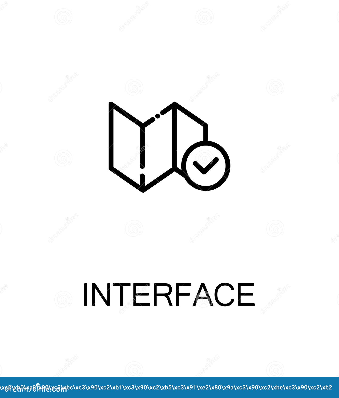 Interface flat icon stock vector. Illustration of button - 86265703