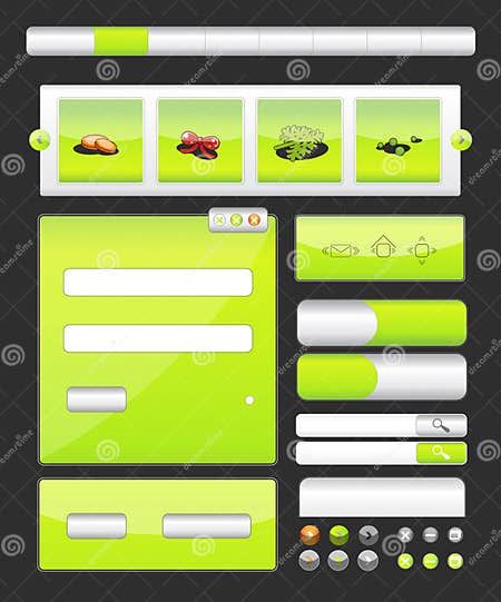 Interface Green stock vector. Illustration of aqua, editable - 18338278