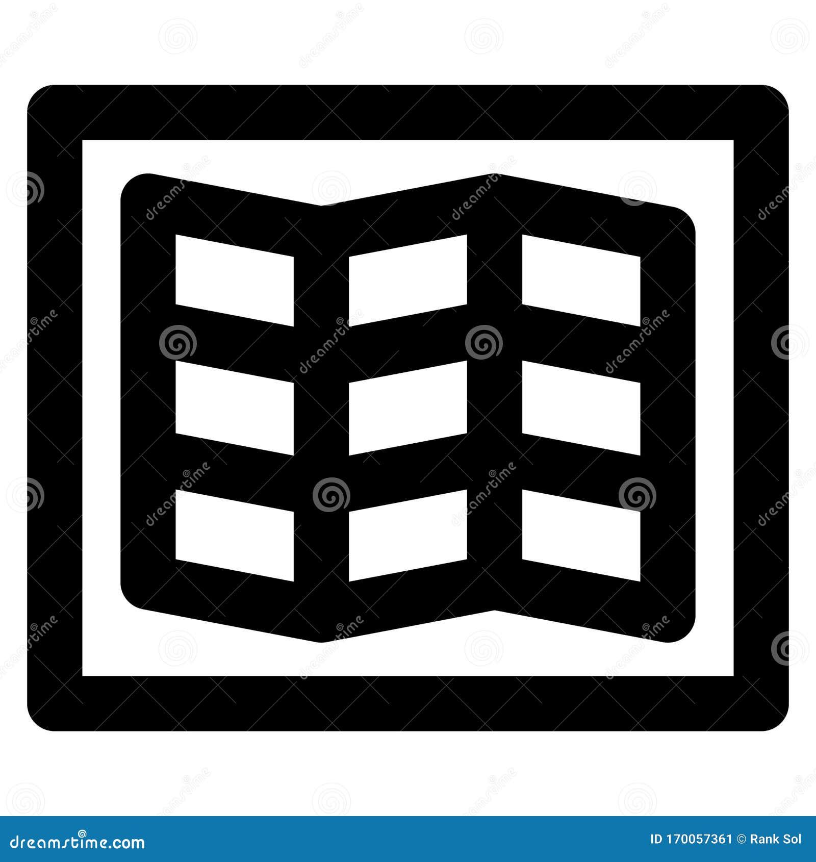 Interface, Layout Bold Vector Icon Which Can Be Easily Modified or ...