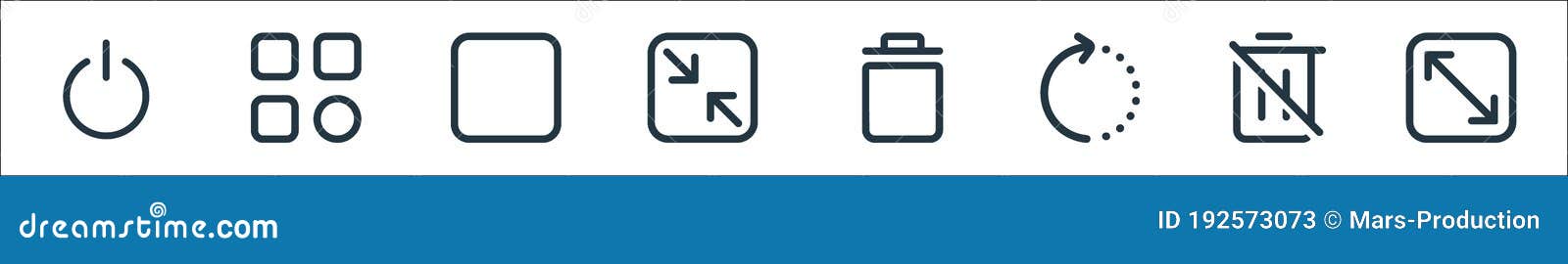 Linear Minimize Icon From Arrows Outline Collection. Thin Line Minimize ...