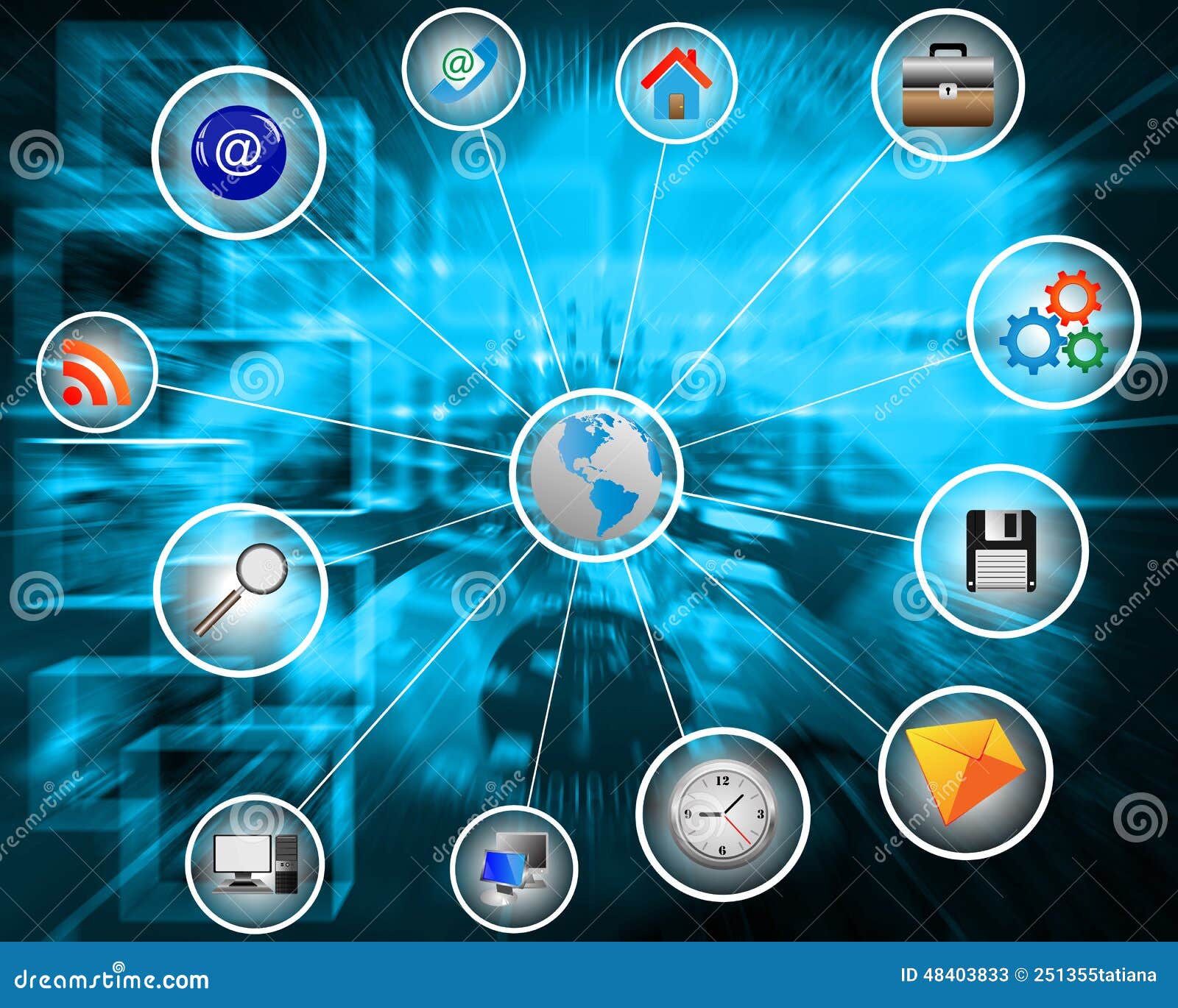 Interface stock illustration. Illustration of connect - 48403833