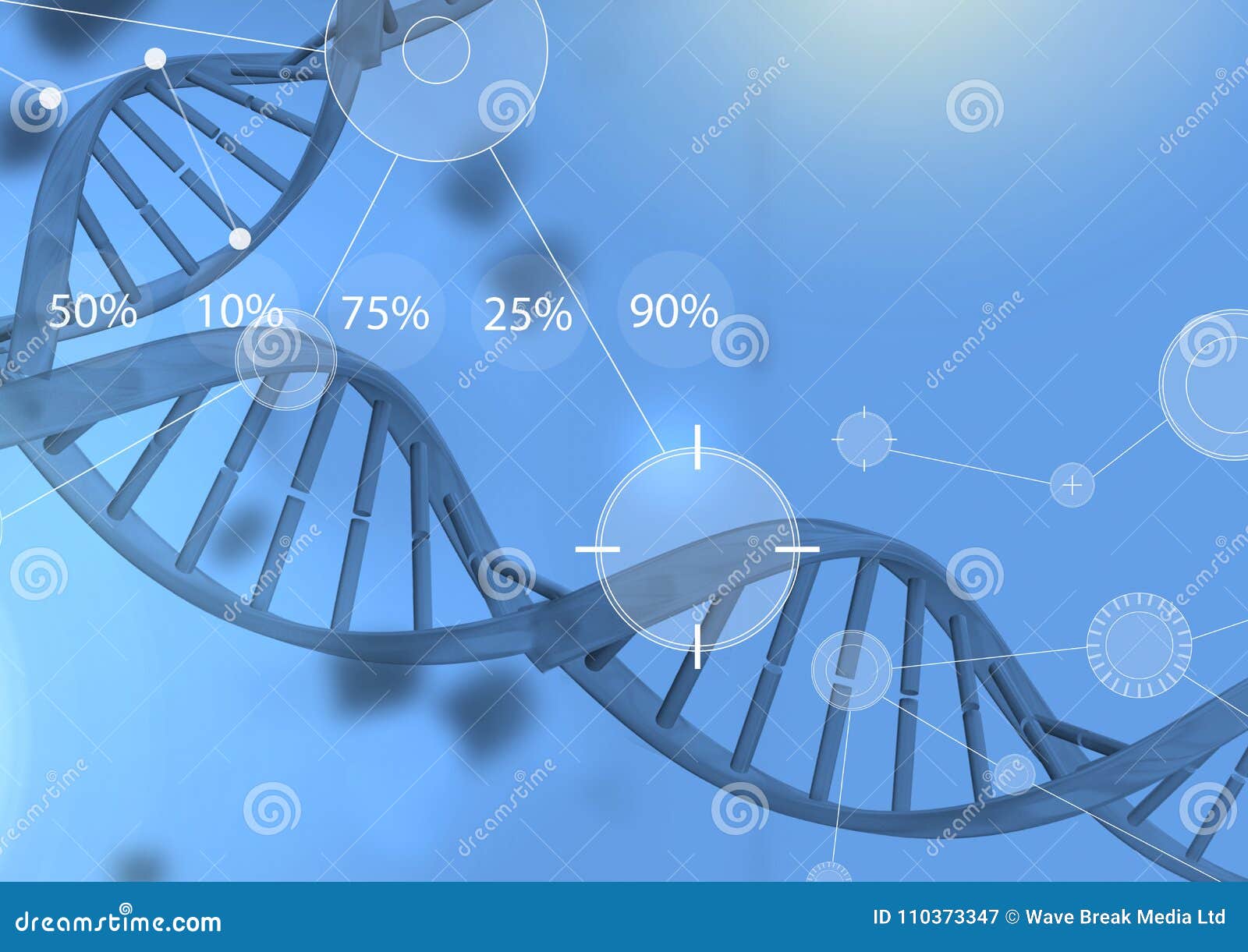 Genetics Background Royalty-Free Stock Photo | CartoonDealer.com #7471755