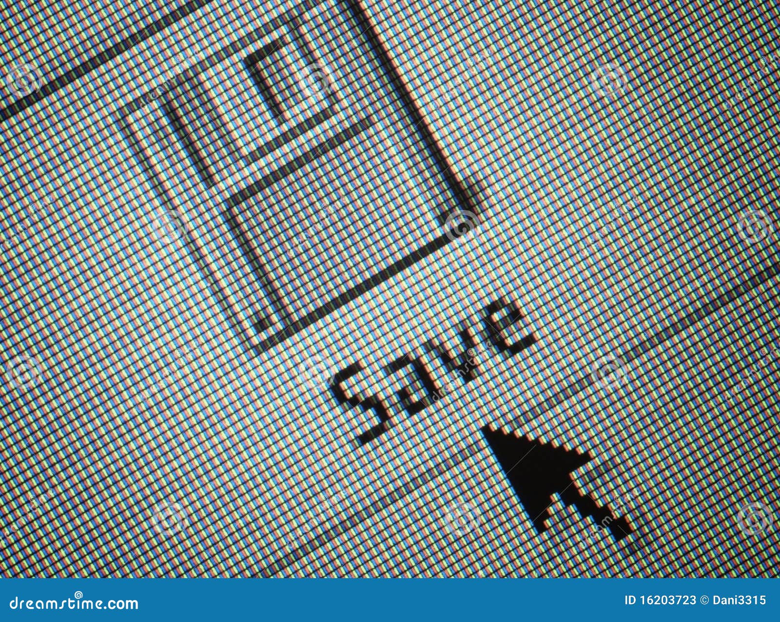 Interface Save Button and an Arrow Mouse C Stock Image - Image of ...