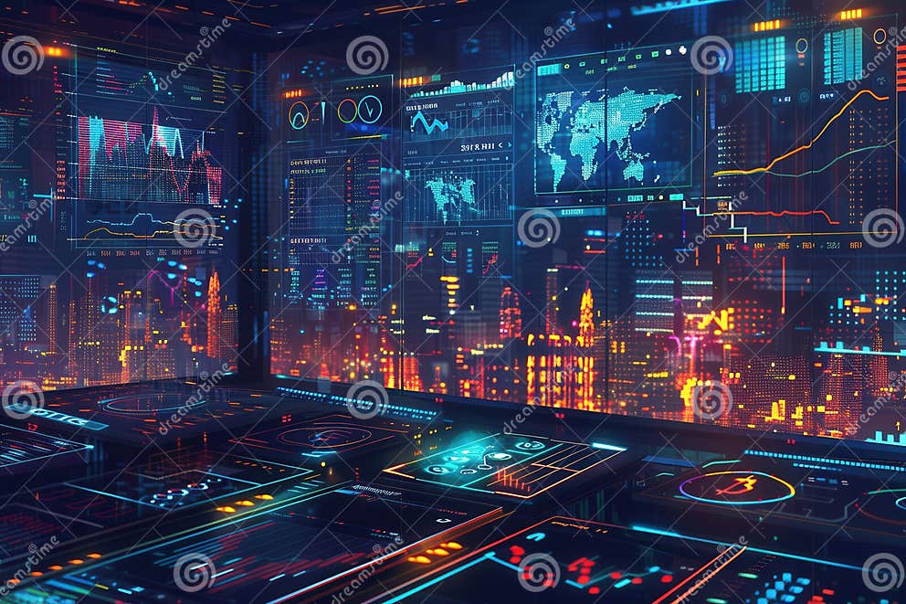 The Interface Showcases a Vibrant Cryptocurrency Exchange with Multiple ...