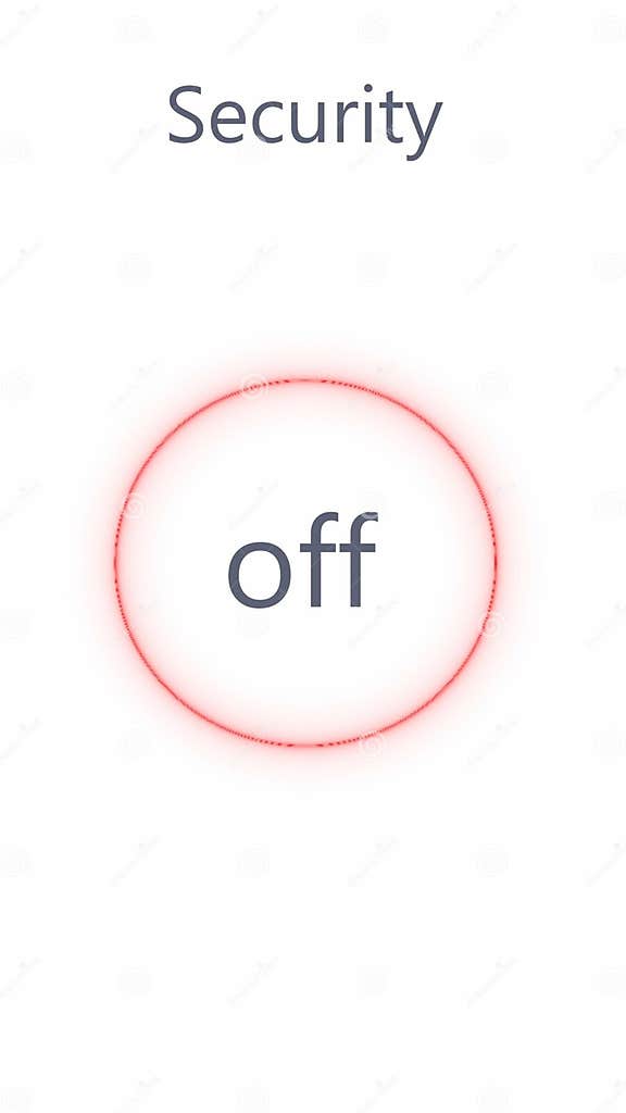 Interface of a Smart House Smartphone App, Control Panel, Security ...