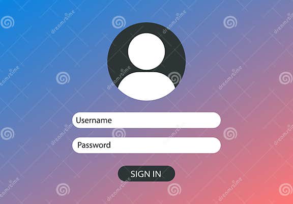 Interface. Username and Password To Login. Data for Authorization. Log ...