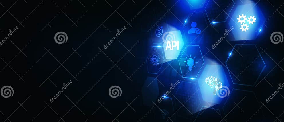 Interfaz De Programación De Aplicaciones Api. Herramienta De Desarrollo De Software. Concepto De ...