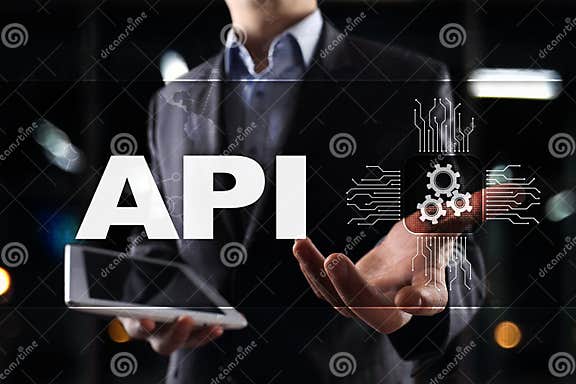 Interfaz De Programación De Uso API Concepto Del Desarrollo De Programas Imagen de archivo ...