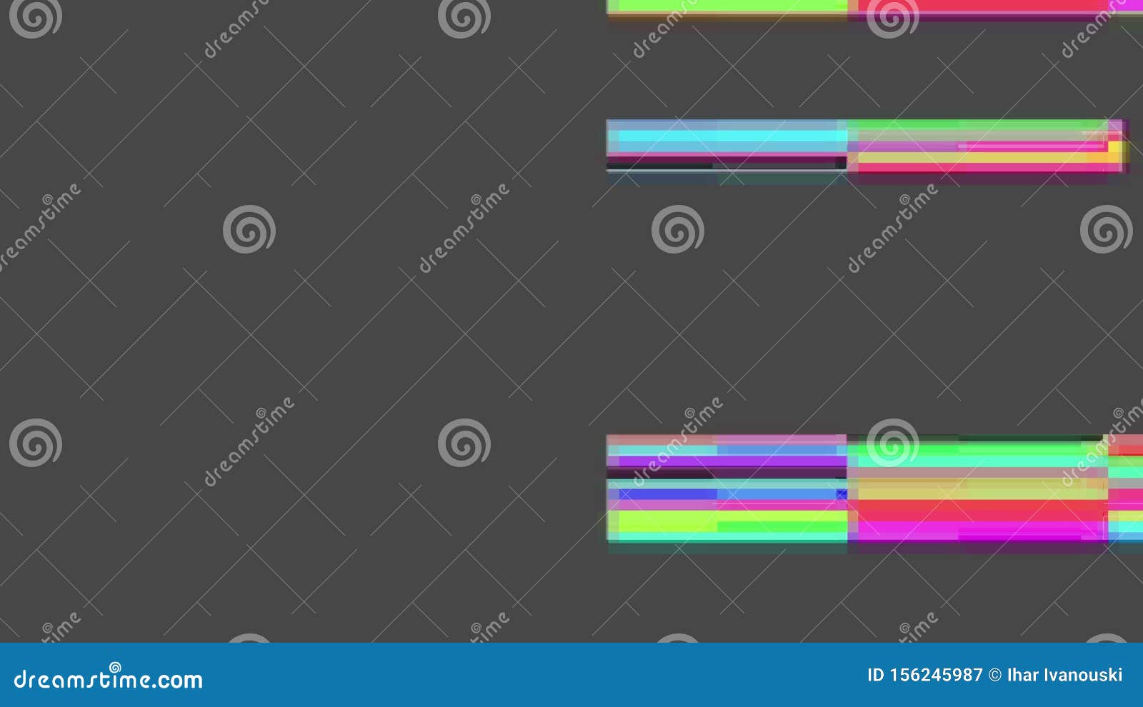 The Clutter on the Screen with Color Defects in the Color and Gray ...