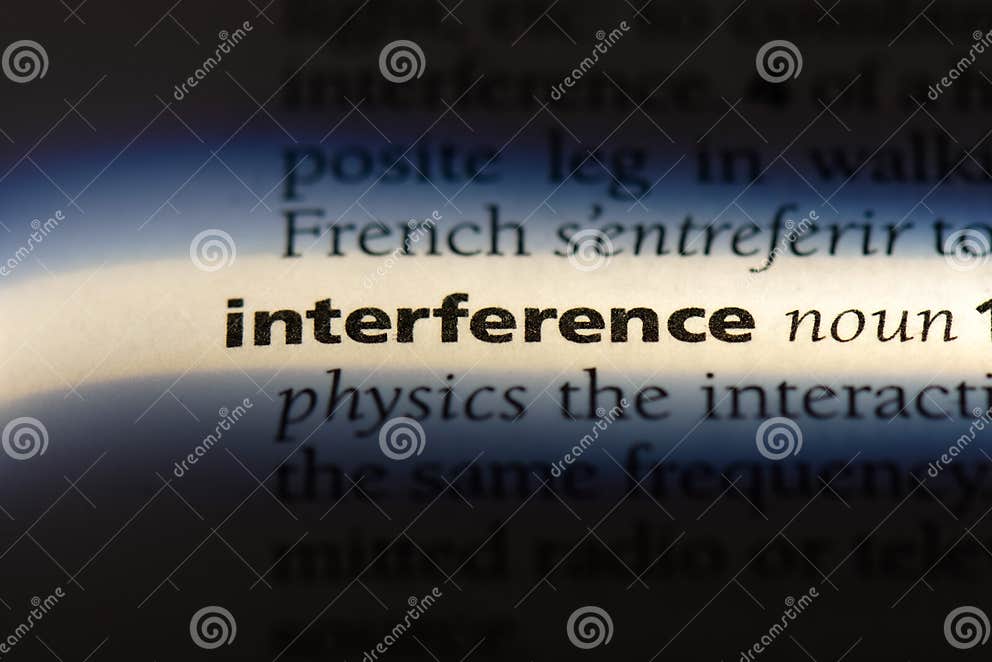 Interference stock photo. Image of book, page, printed - 126532006