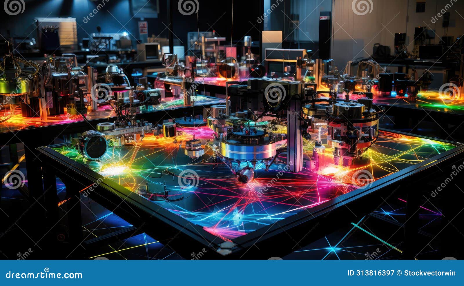 Interference light wave stock illustration. Illustration of visible ...