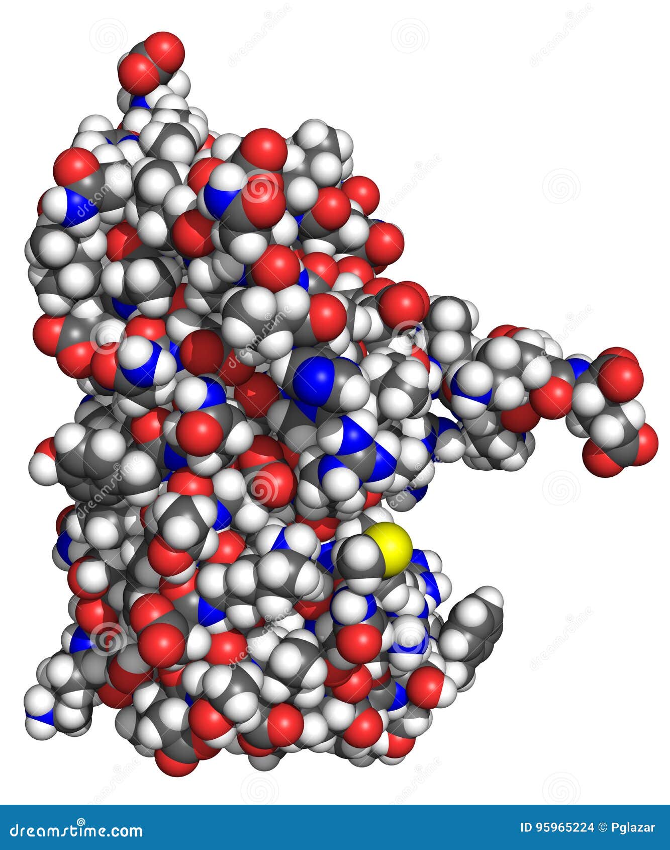Interferon alpha molecule stock illustration. Illustration of disease ...