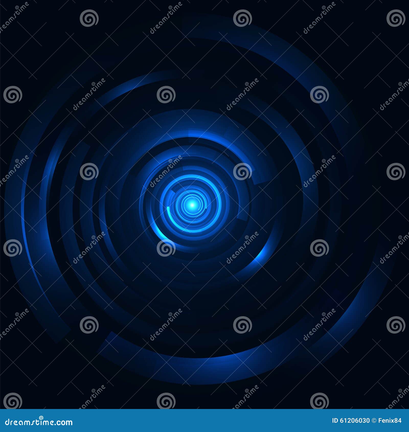 Intergalactic Gates. Futuristic Vector Background. | CartoonDealer.com ...