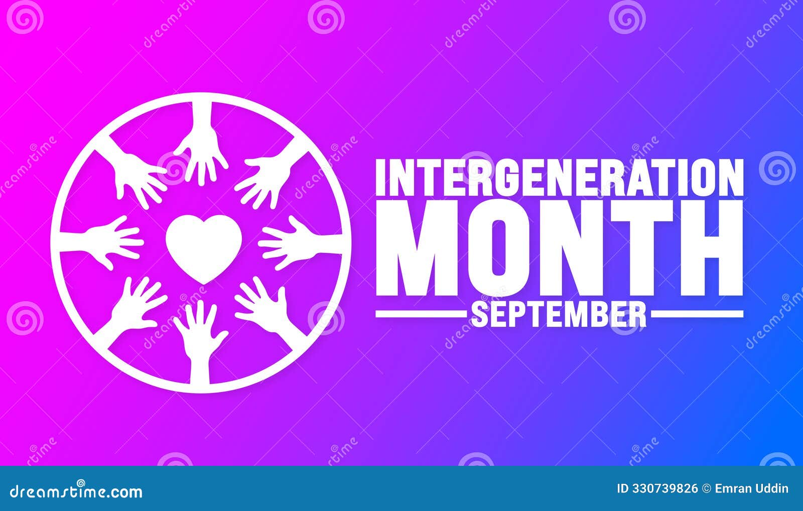 Intergeneration Month is Observed Every Year in September. Holiday ...