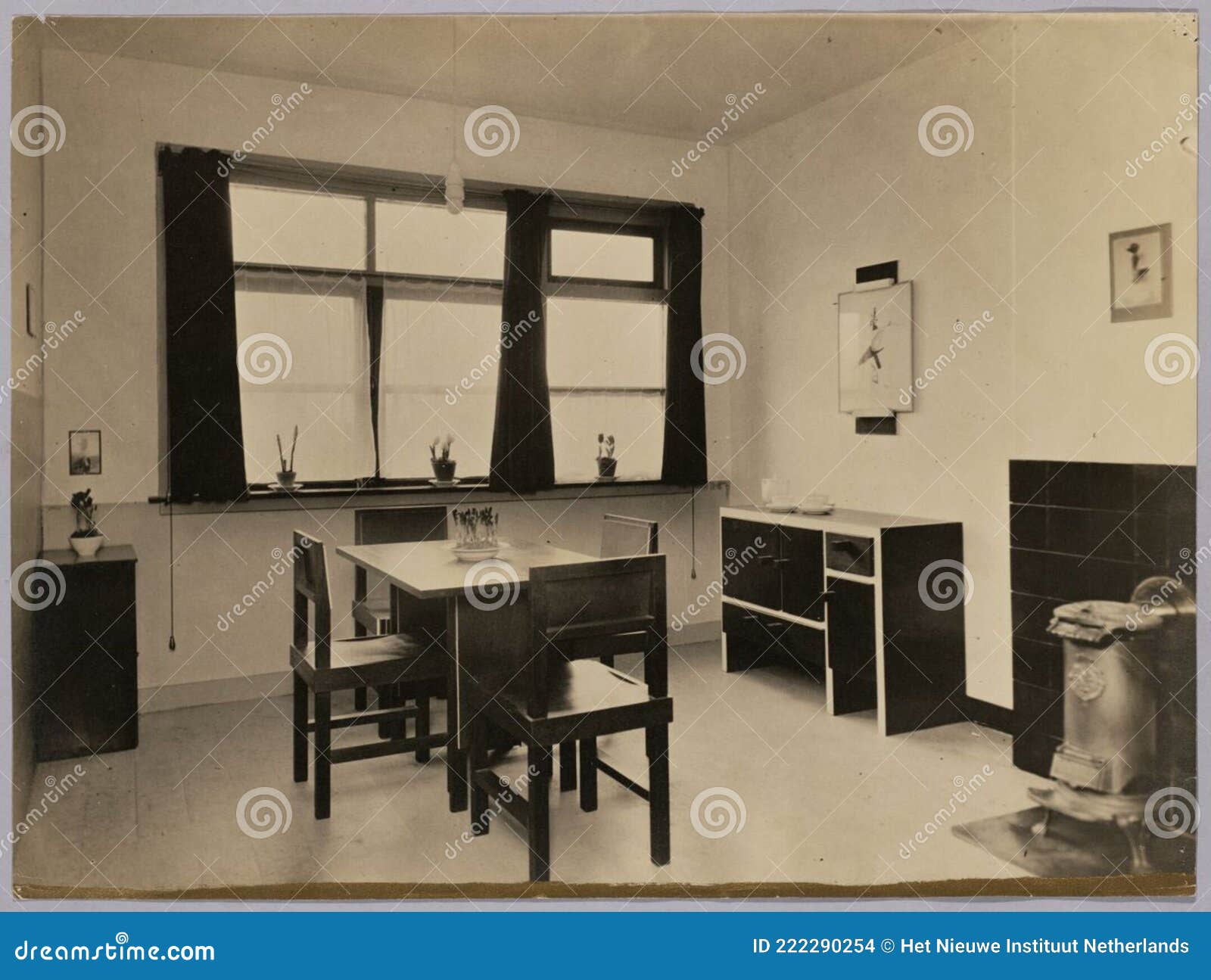 Interieur Werkmanswoning | Working-class House Interior Picture. Image ...